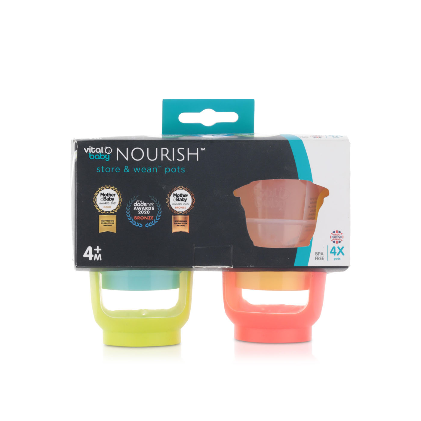 John Lewis Vital Baby Nourish Store & Wean Pots 4s - Spinneys United ...