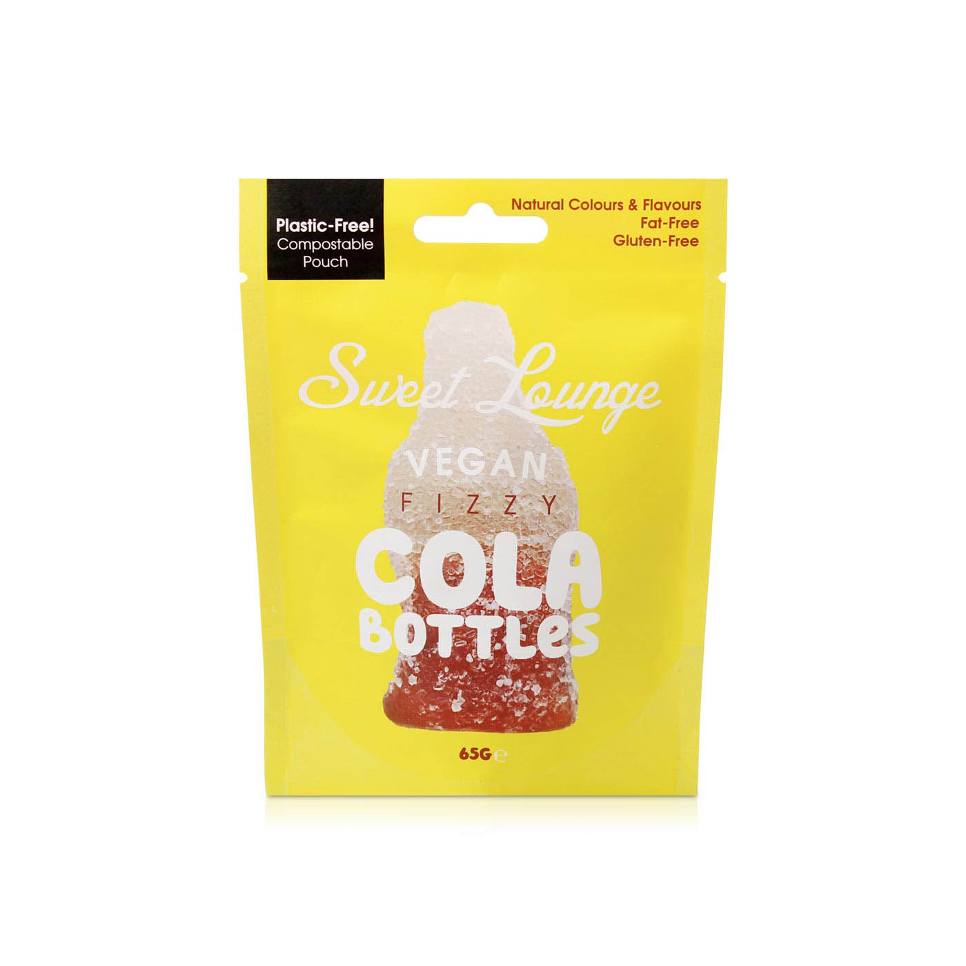 Sweet Lounge Vegan Fizzy Cola Bottles 65g - Spinneys UAE
