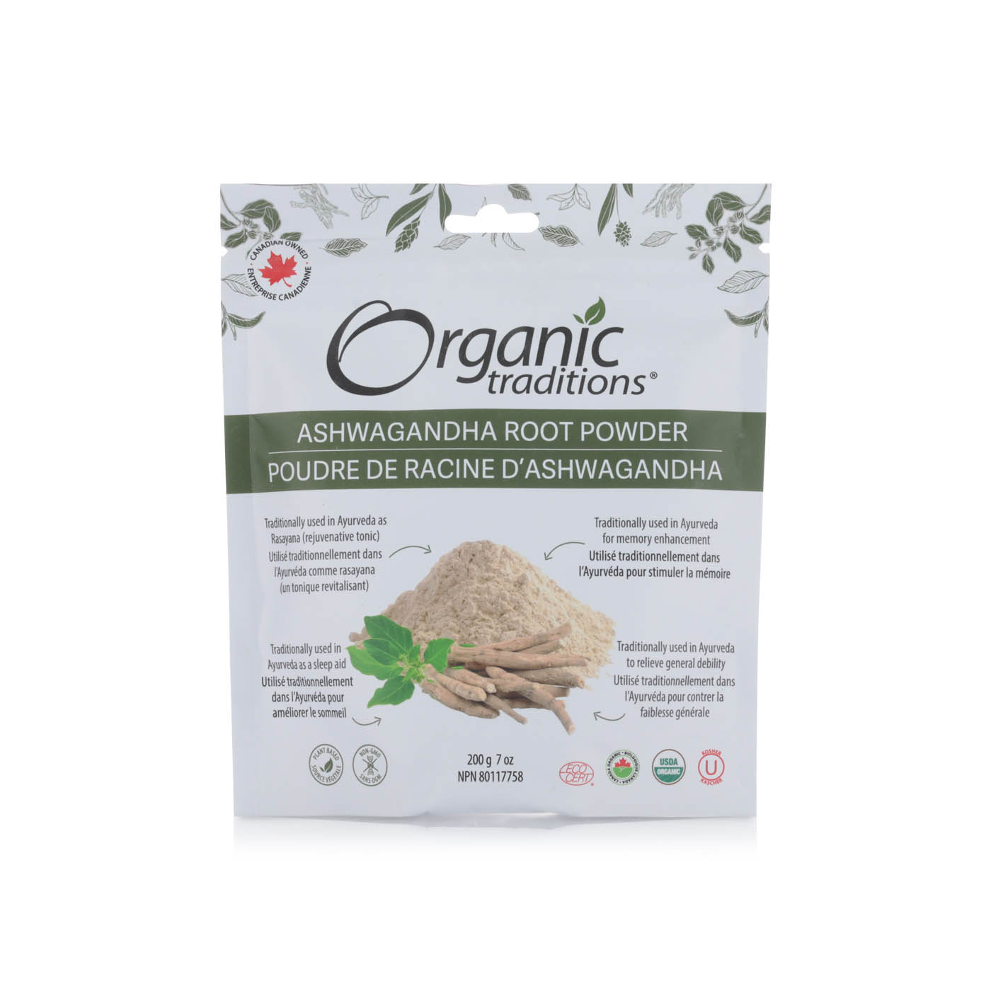 Organic Traditions Ashwagandha Root Powder 200g - Spinneys United Arab ...