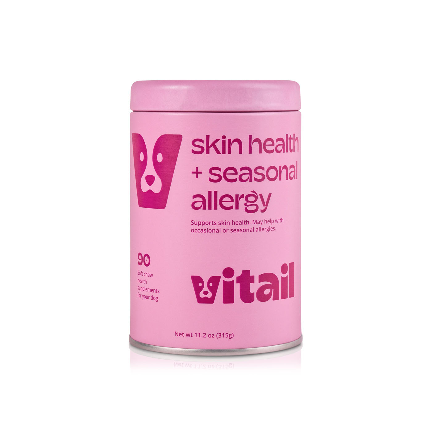 Vitail skin health and seasonal allergy chews for dogs 90 chews 315g - Spinneys UAE