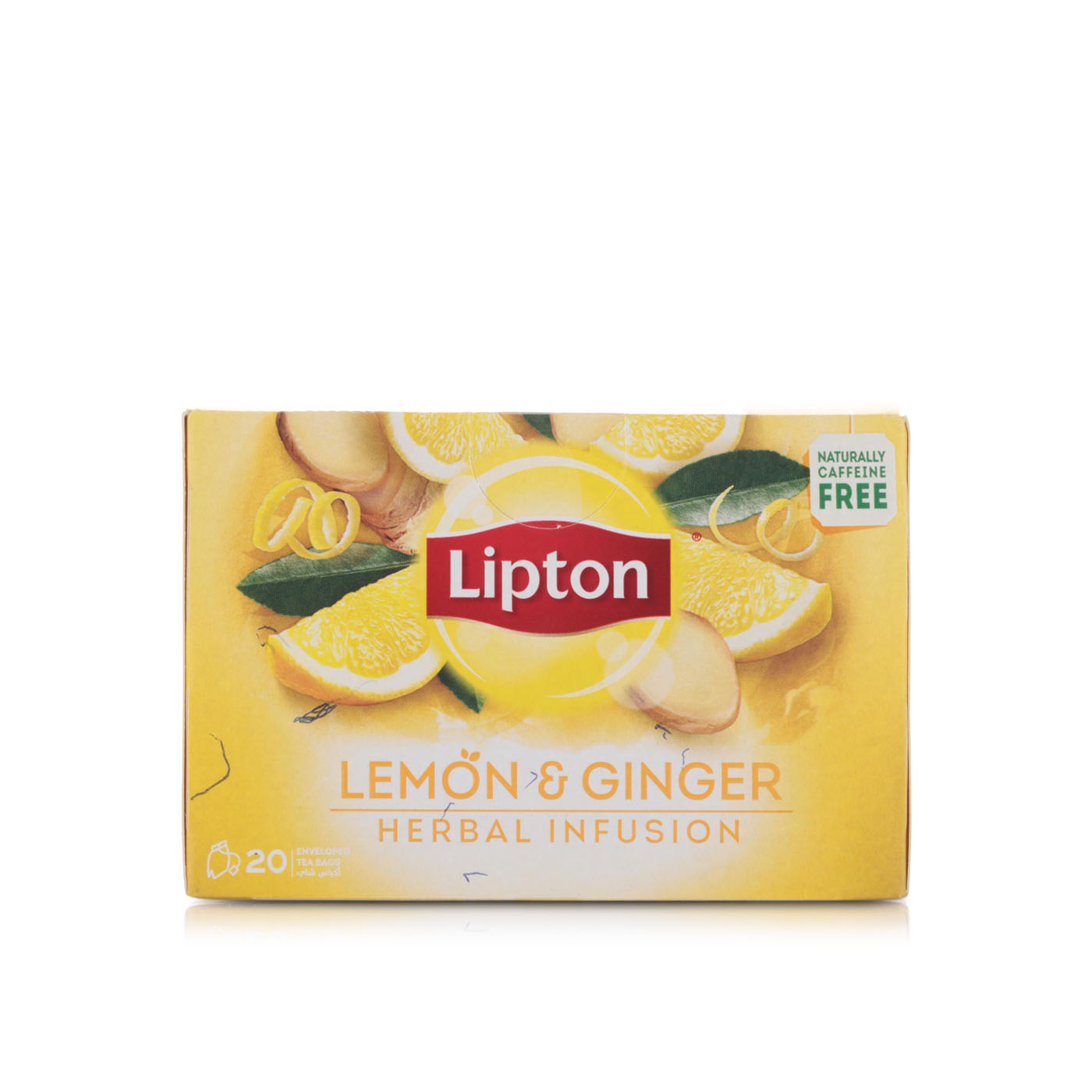 Lipton Lemon & Ginger Herbal Infusion 20s 32g - Spinneys UAE