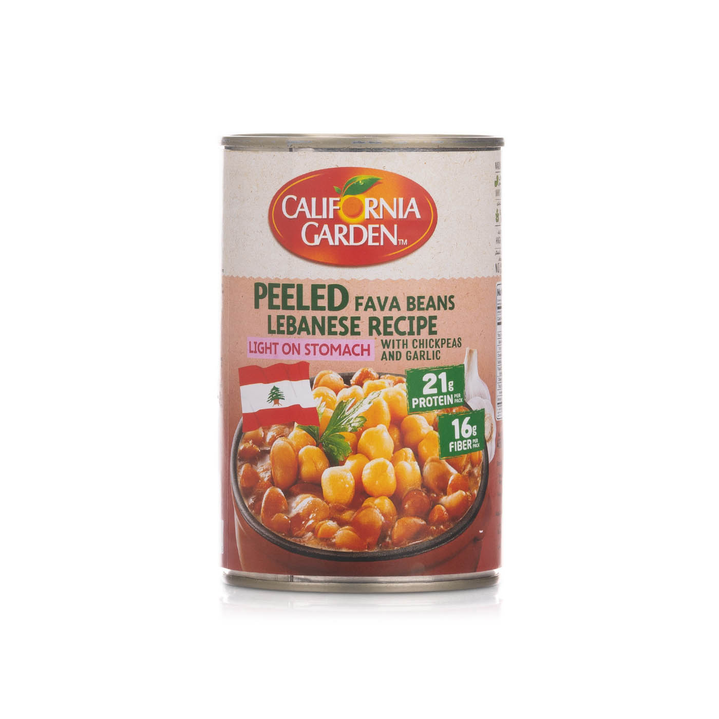 California Garden Peeled Fava Beans Lebanese Recipe 450g - Spinneys UAE