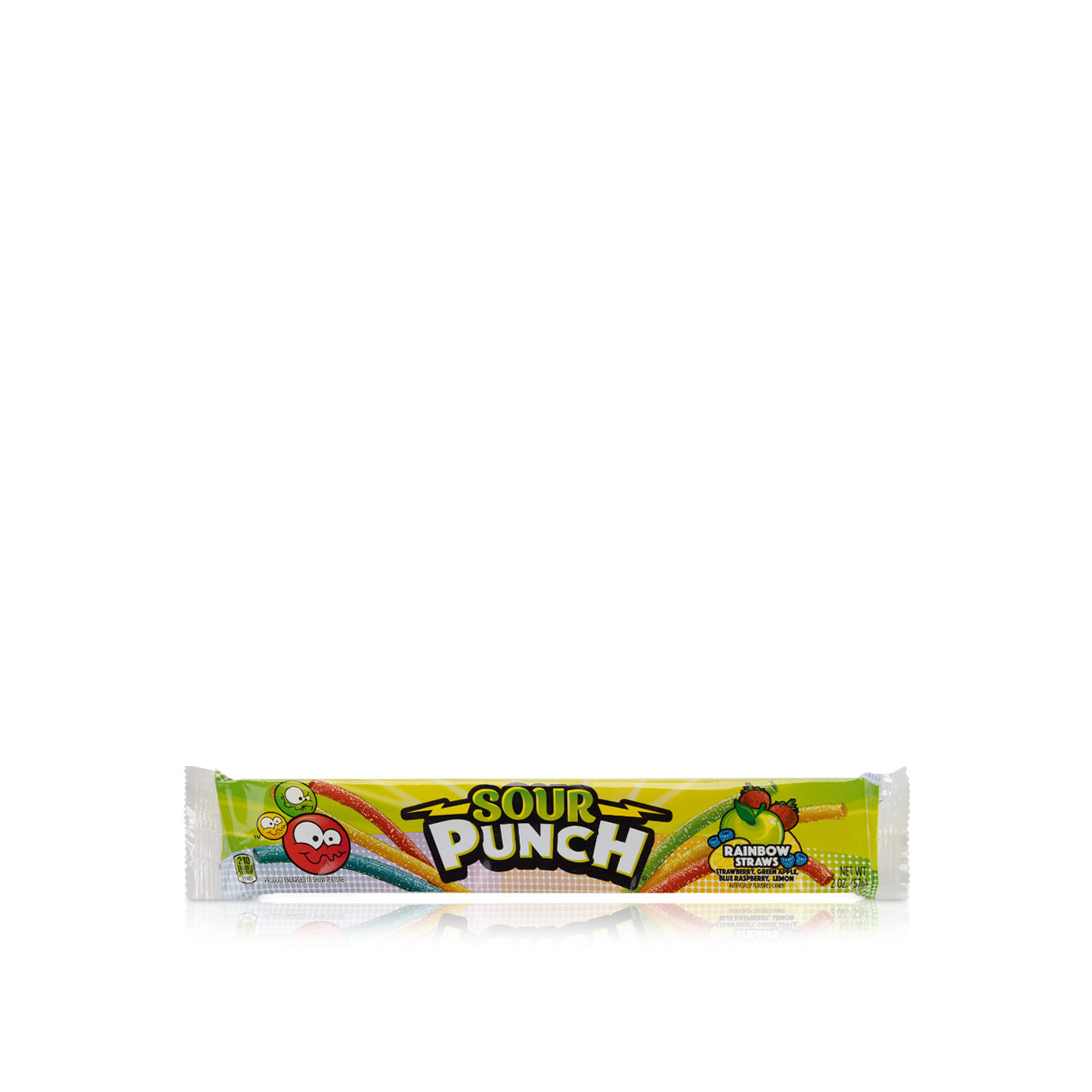Sour Punch rainbow straws 57g - Spinneys UAE