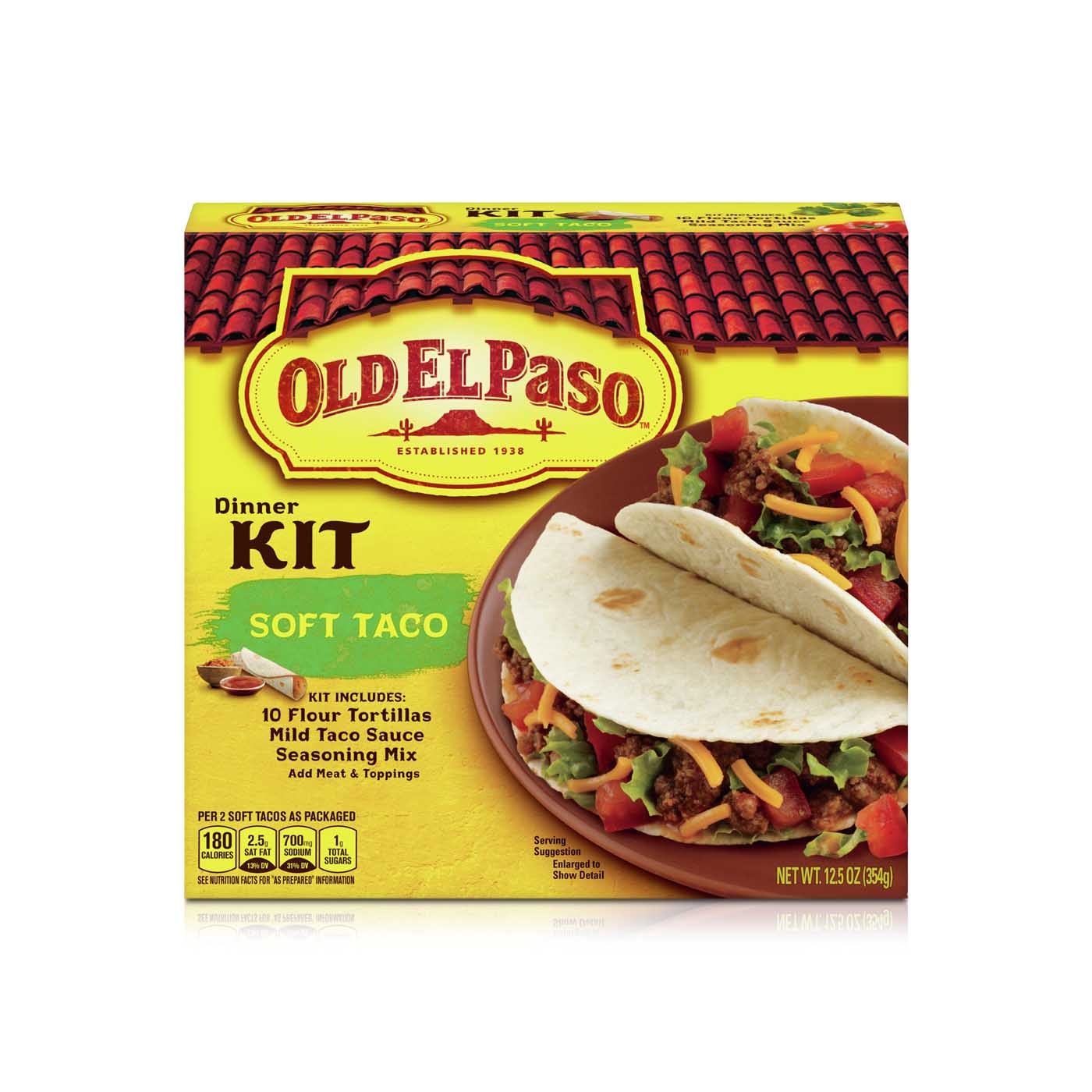 Old El Paso Soft Taco Dinner Kit 354g - Spinneys UAE