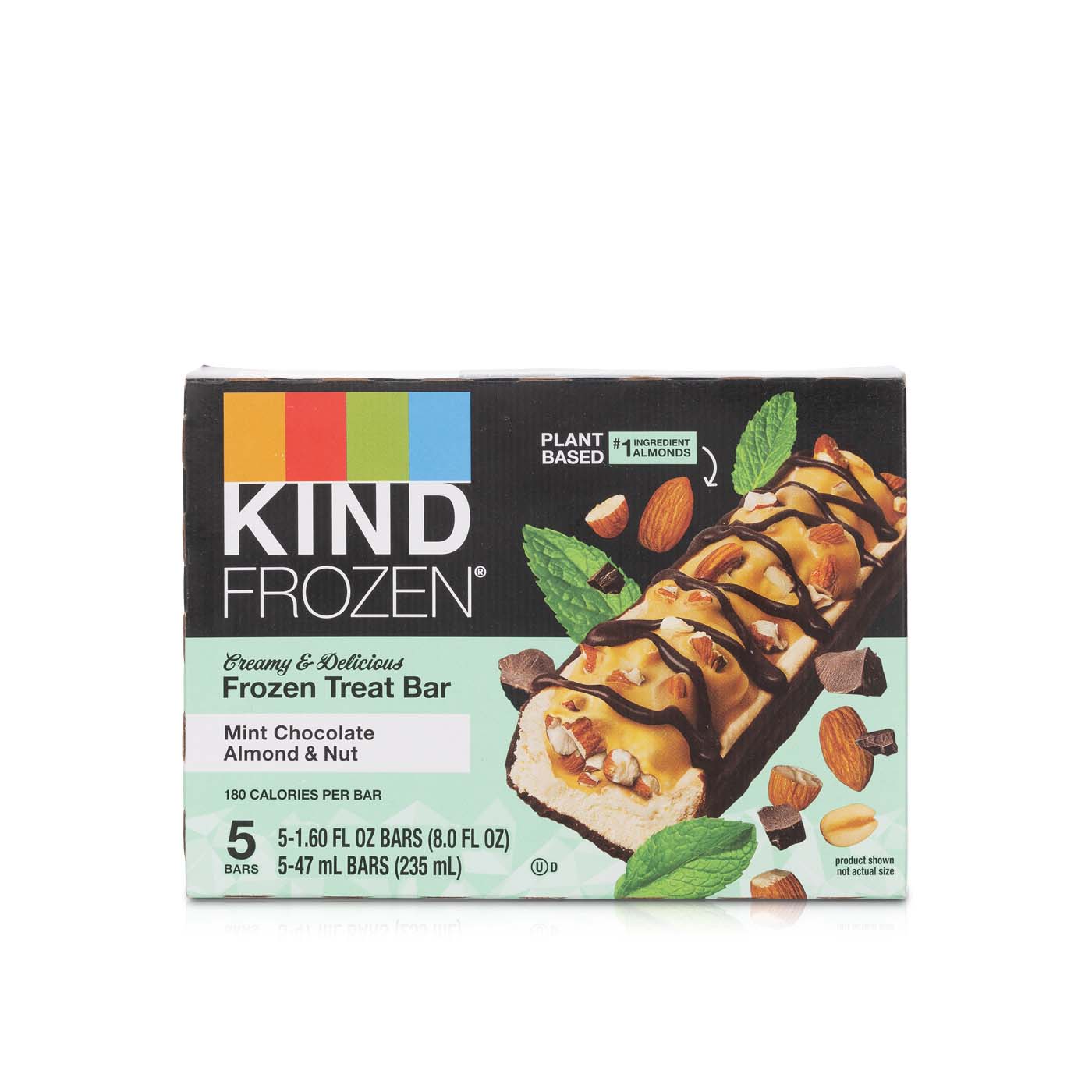 Kind Mint Chocolate Almond And Nut Frozen Treat Bars 5 Pack 235Ml ...