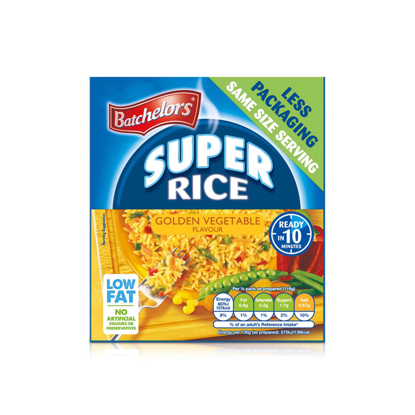 Batchelors Super Rice Golden Vegetable Flavour 90g - Spinneys UAE