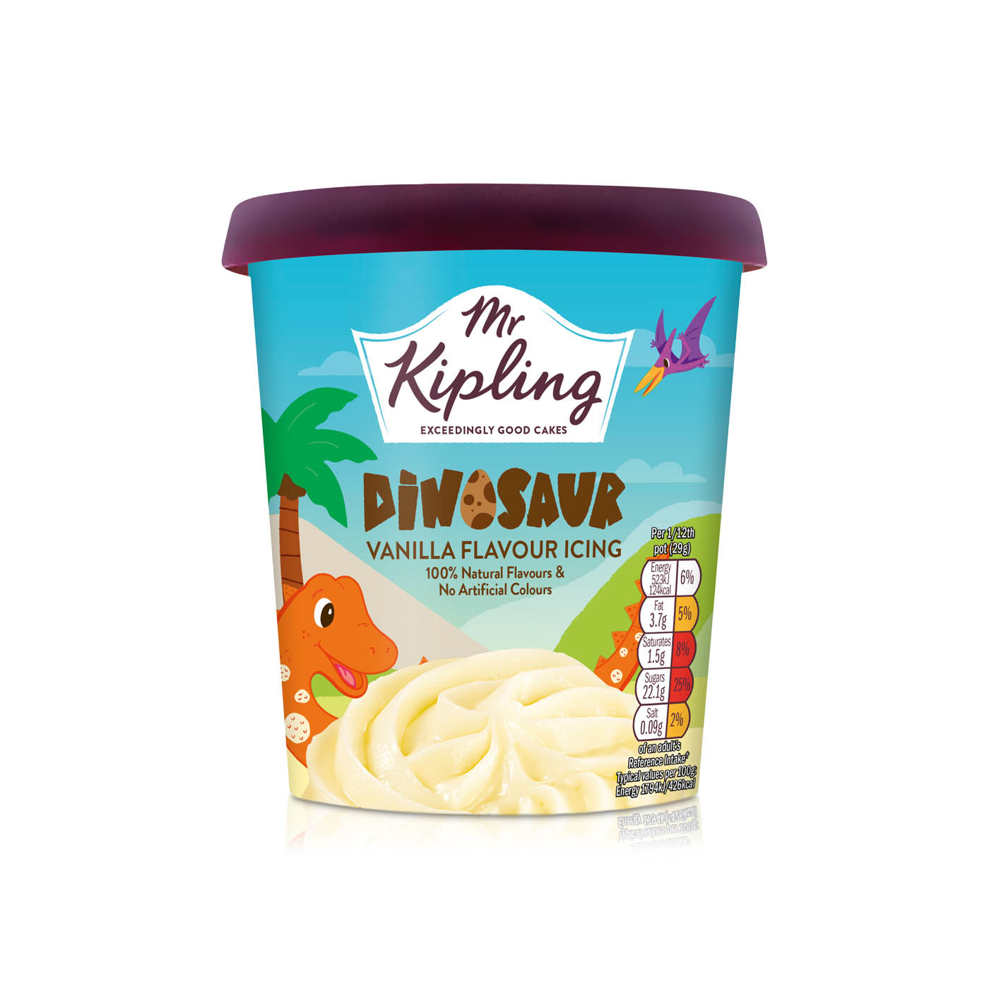 Mr Kipling dinosaur vanilla flavour icing 350g - Spinneys UAE