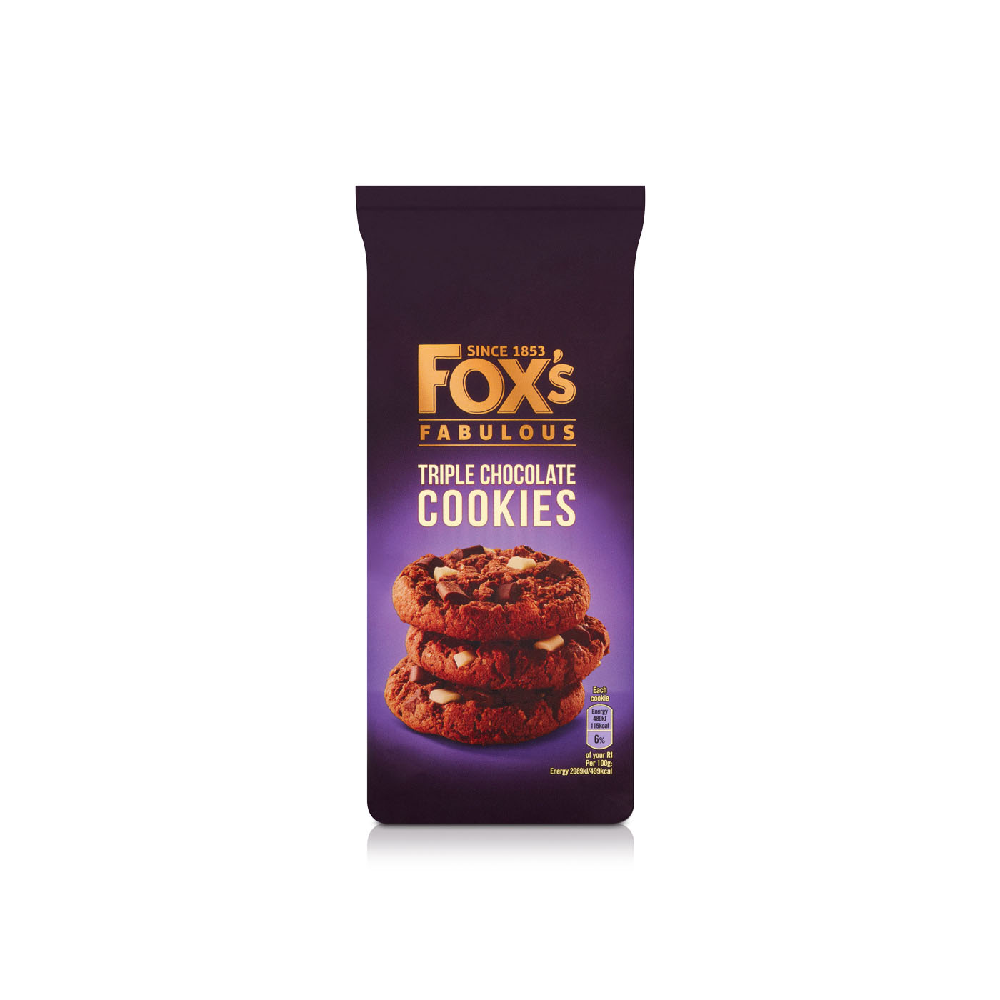 Fox's Fabulous Triple Chocolate Cookies 180g - Spinneys UAE