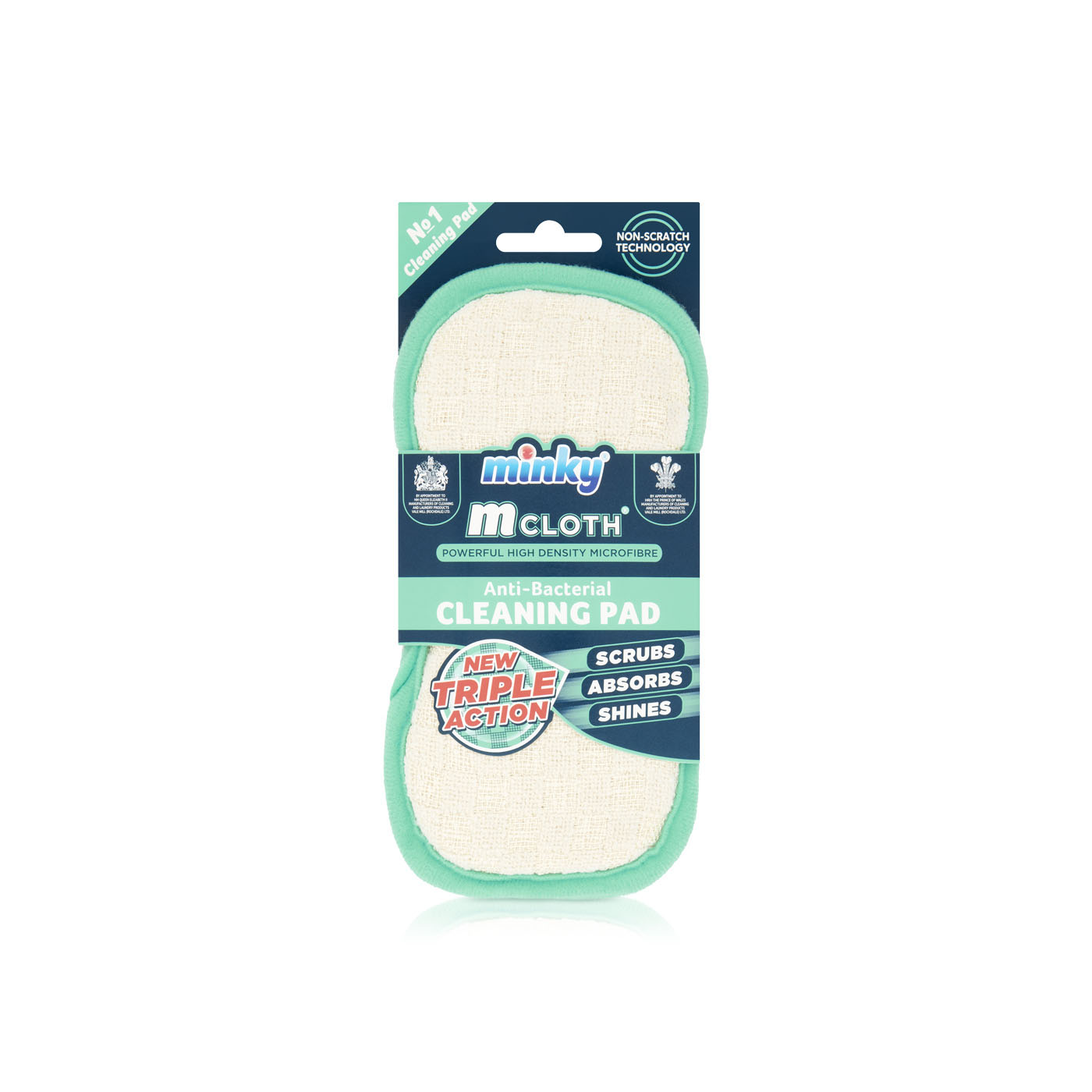 Minky antibacterial microfibre cleaning pad - Spinneys UAE