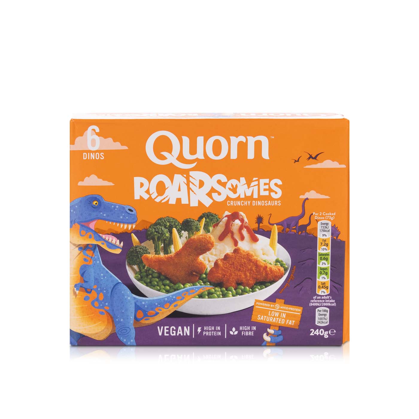 Quorn Frozen Roarsomes Crunchy Vegan Dinosaurs 240G - Spinneys UAE