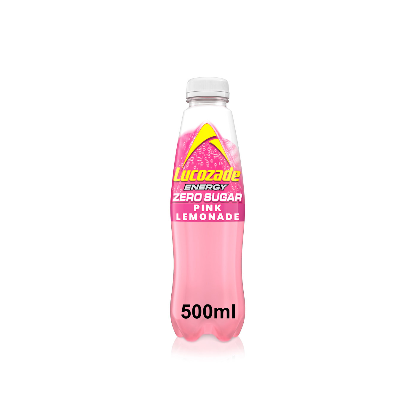 Lucozade Energy Zero Sugar Pink Lemonade 500ml - Spinneys UAE