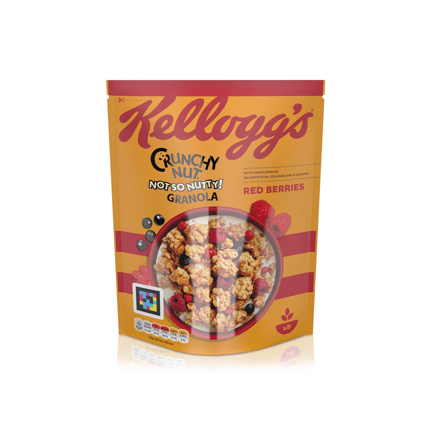 Kellogg's Crunchy Nut Not So Nutty Granola Red Berries 380g - Spinneys UAE