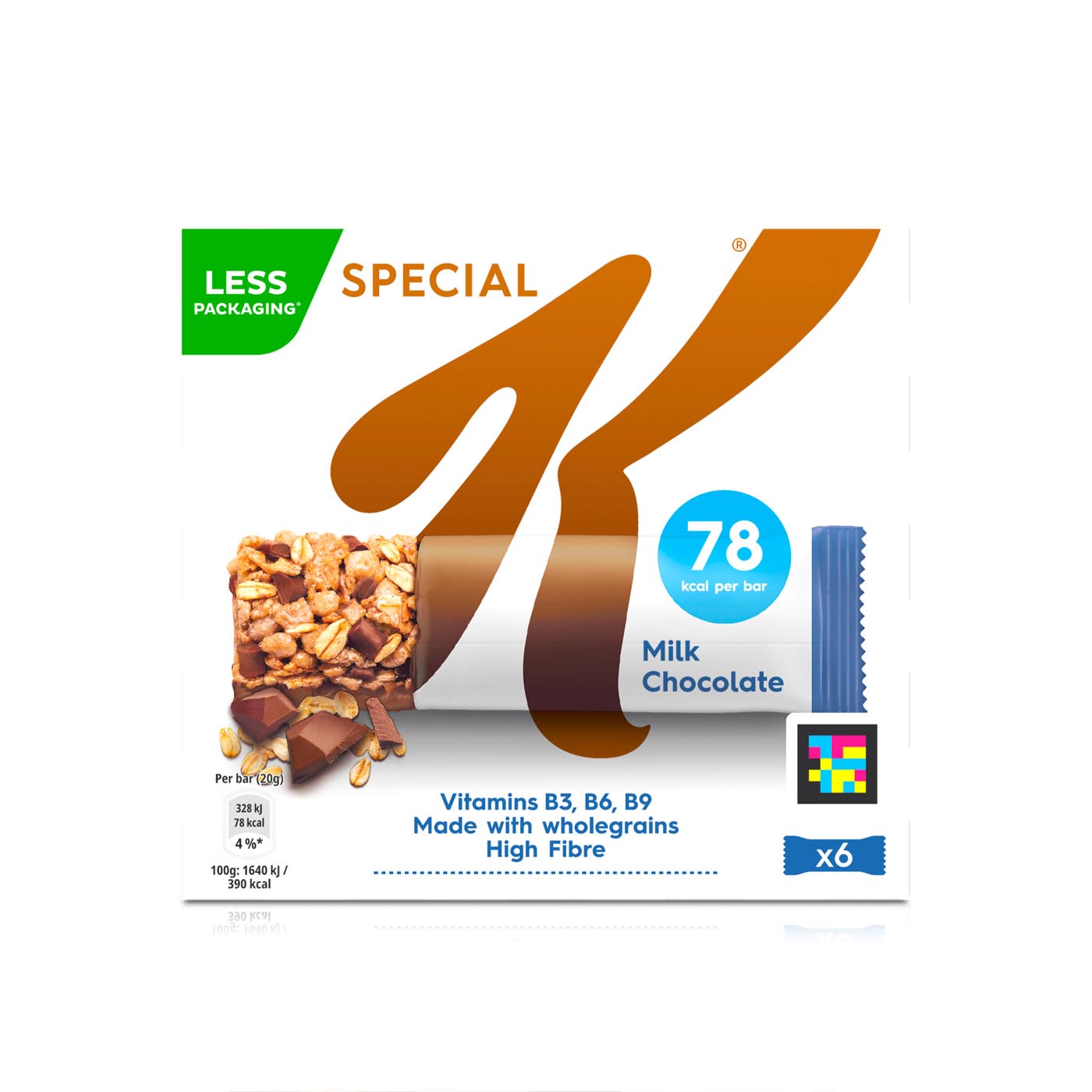 Kellogg's Special K Milk Chocolate Bars 20g 6s - Spinneys UAE