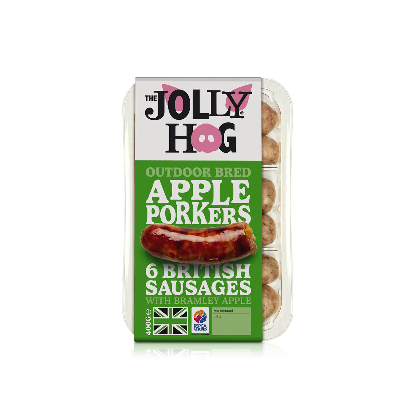 The Jolly Hog Apple Porkers 6 Sausages 400g - Spinneys UAE