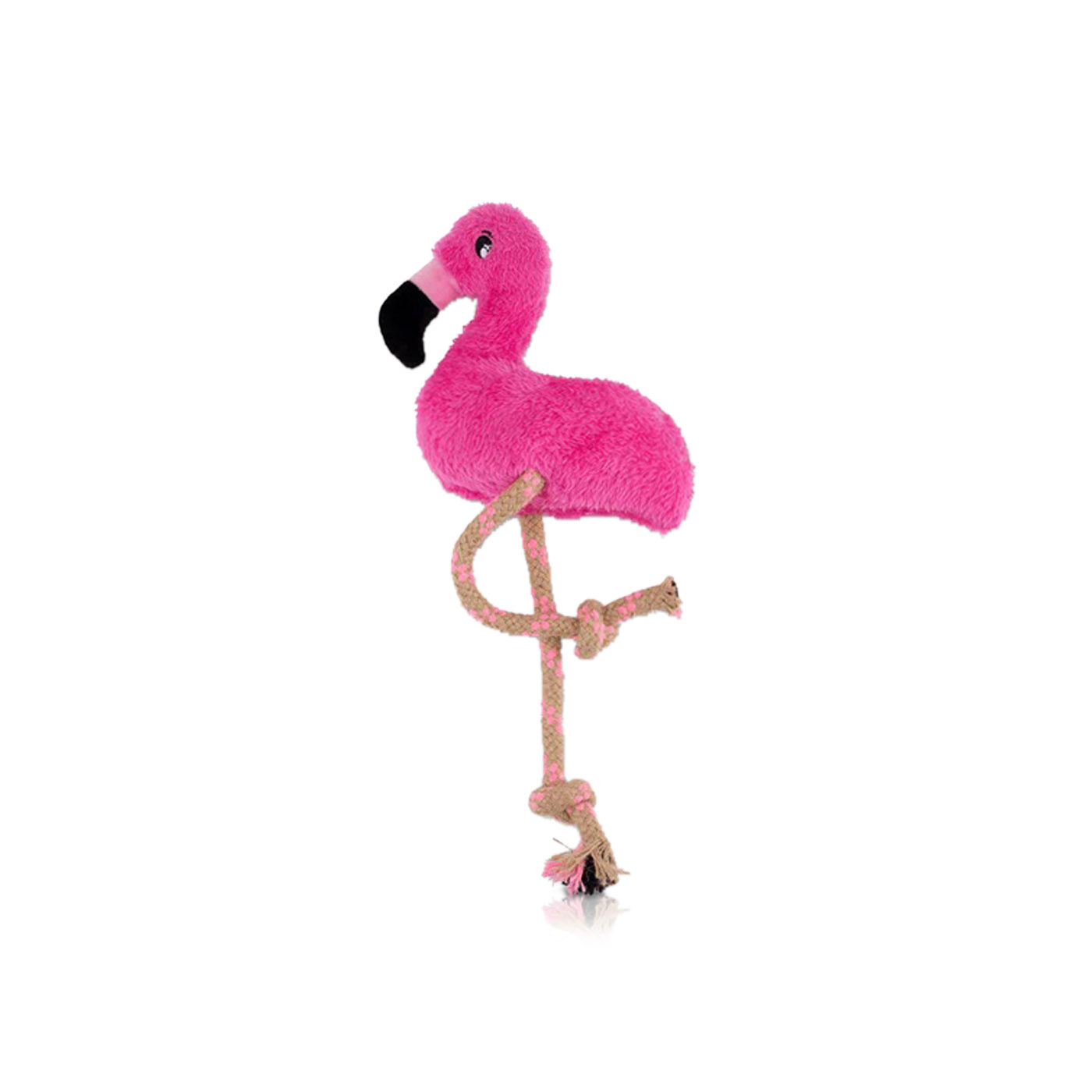 Beco Dual Material Flamingo Large Dog Toy - Spinneys UAE
