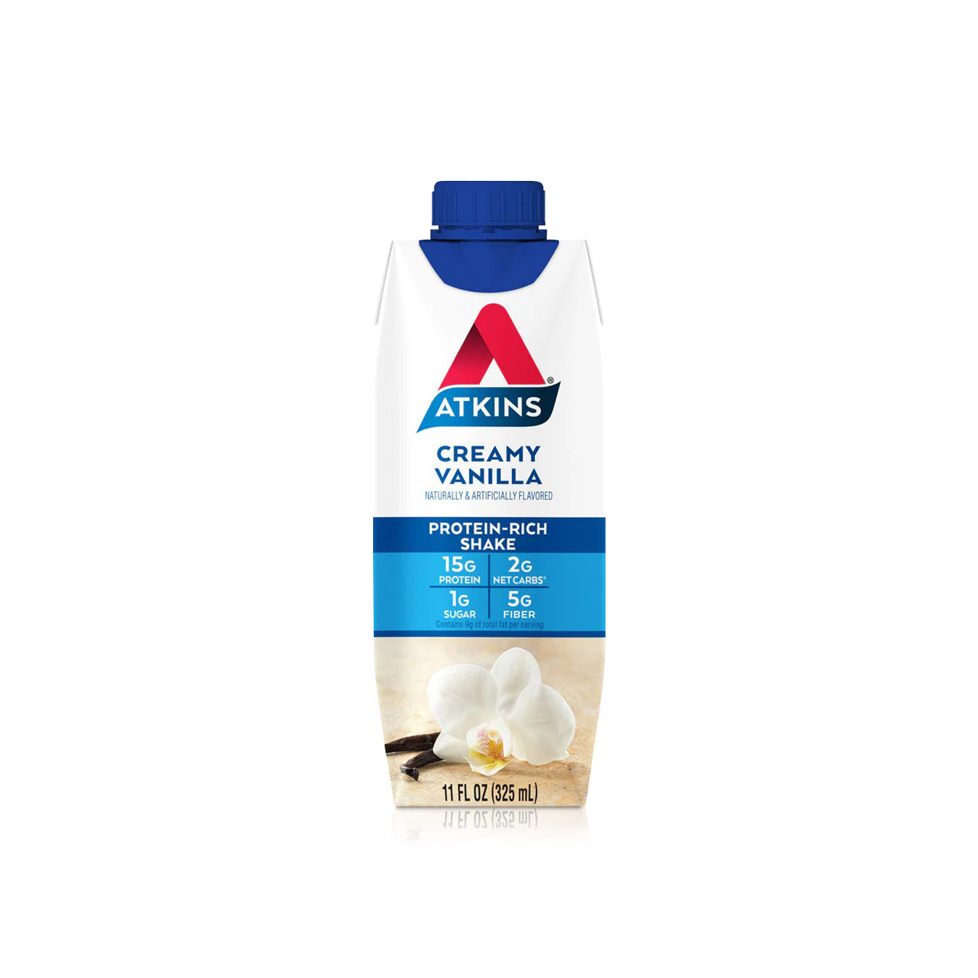 Atkins creamy vanilla protein rich shake 325ml - Spinneys UAE