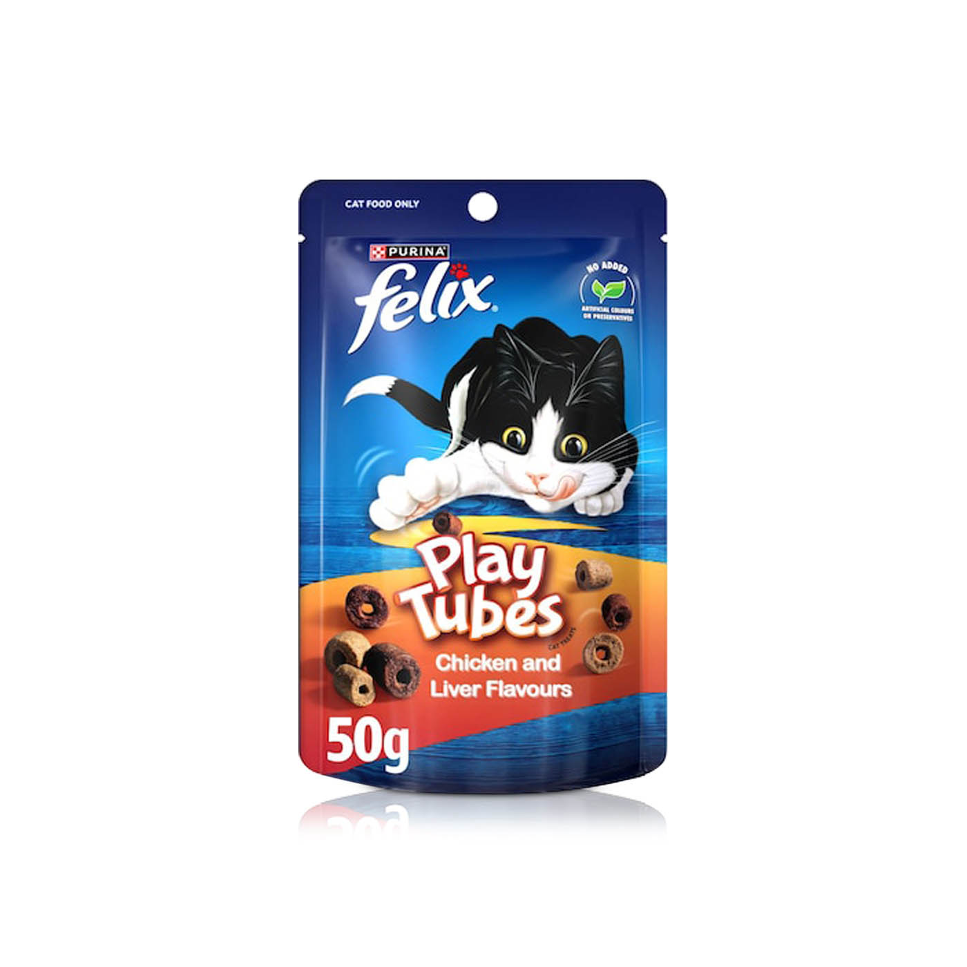 Felix Play Tubes Chicken and Liver Cat Treats 50g - Spinneys UAE