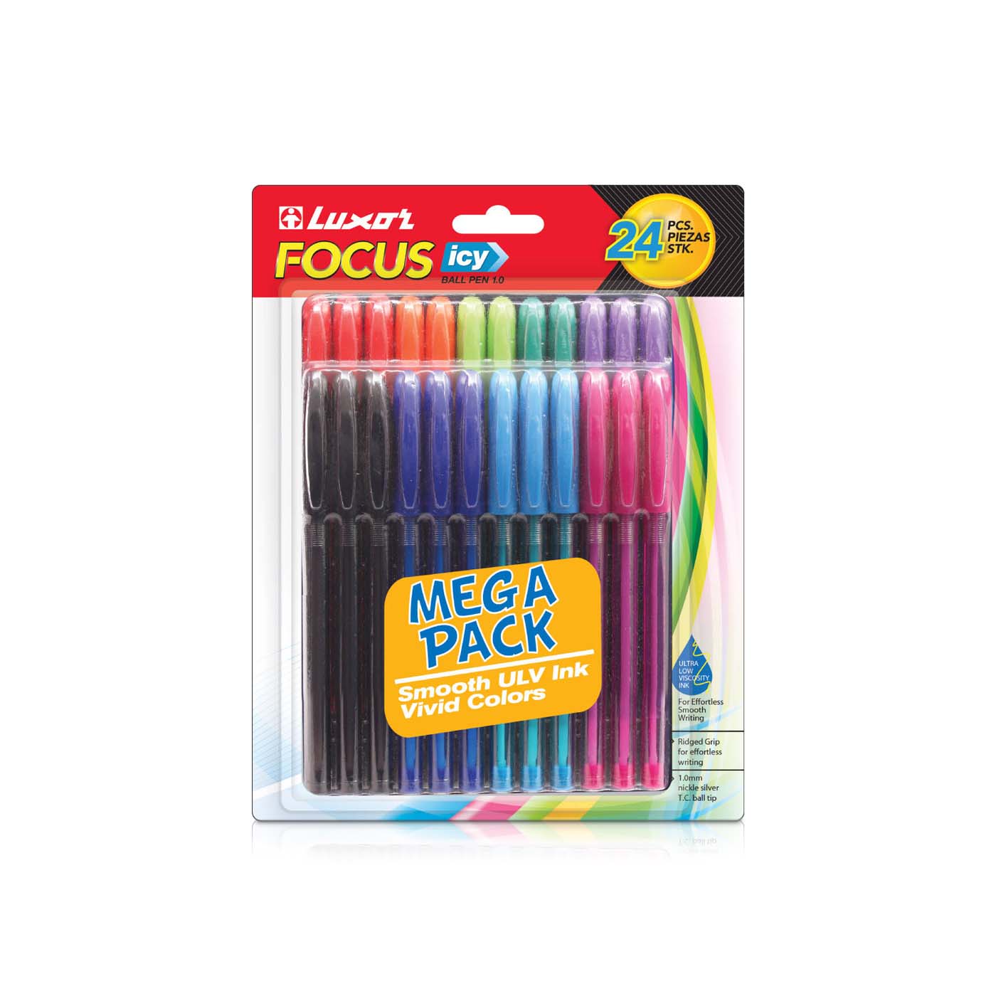 Luxor focus ball pens 24 pack - Spinneys UAE