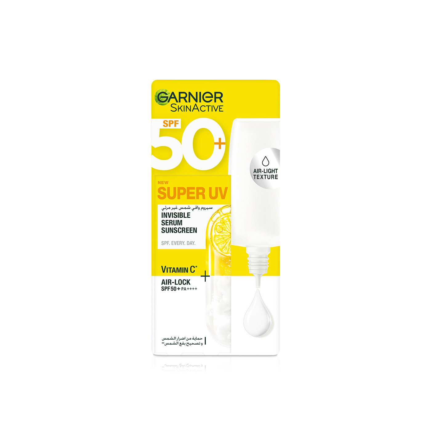 Garnier Skinactive Super Uv Invisible Serum Sunscreen 30ml - Spinneys UAE