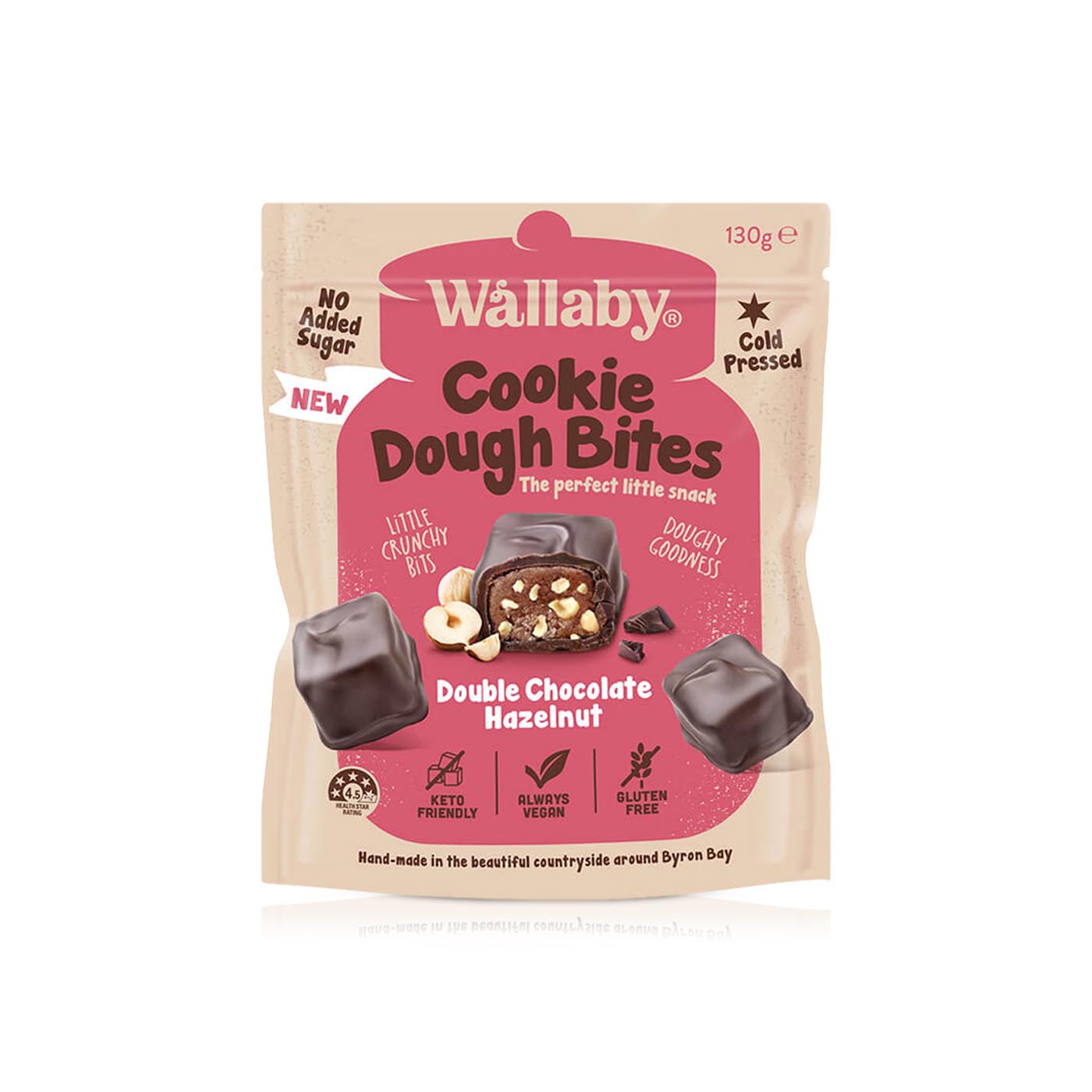 Wallaby chocolate dough bites double chocolate hazelnut 130g - Spinneys UAE