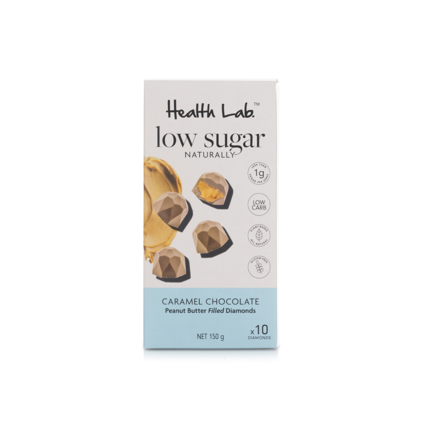 Health Lab Frozen Frozen Caramel Chocolate Peanut Butter Filled ...