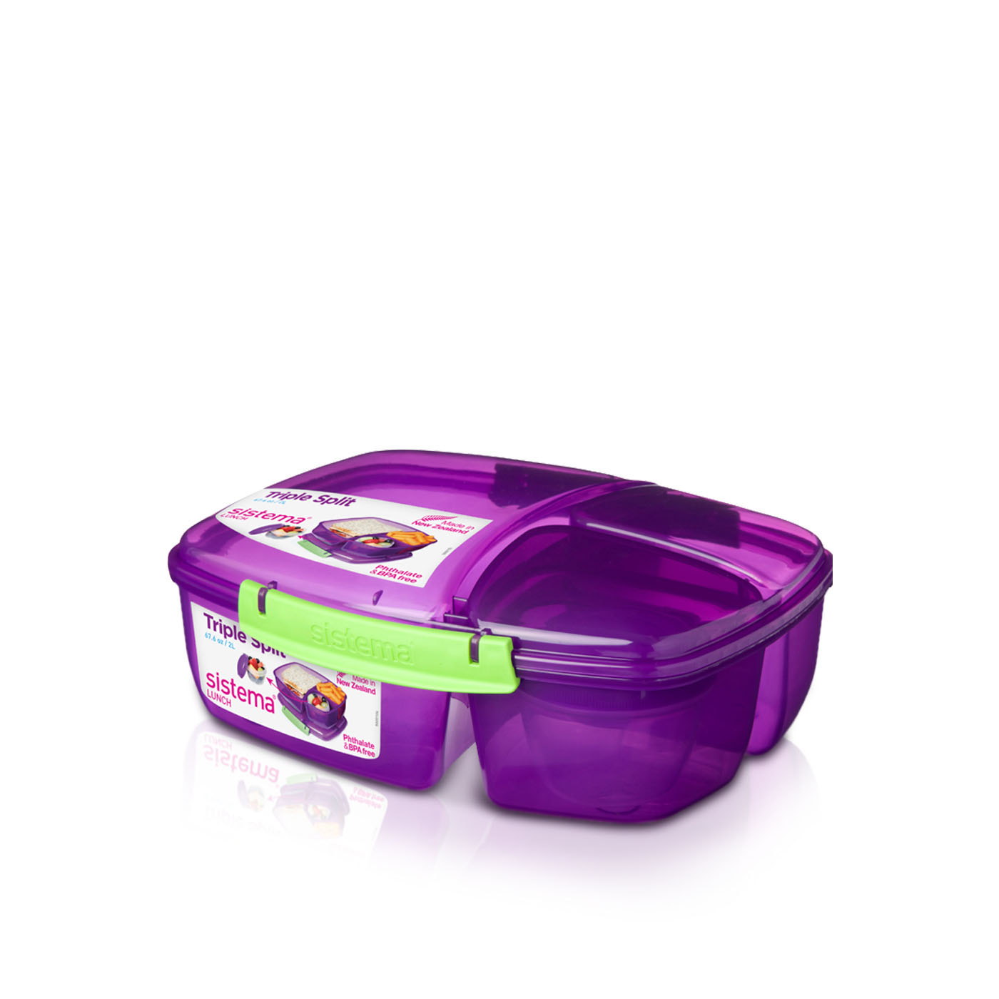 Sistema Triple Split Lunchbox 2 litre - Spinneys UAE