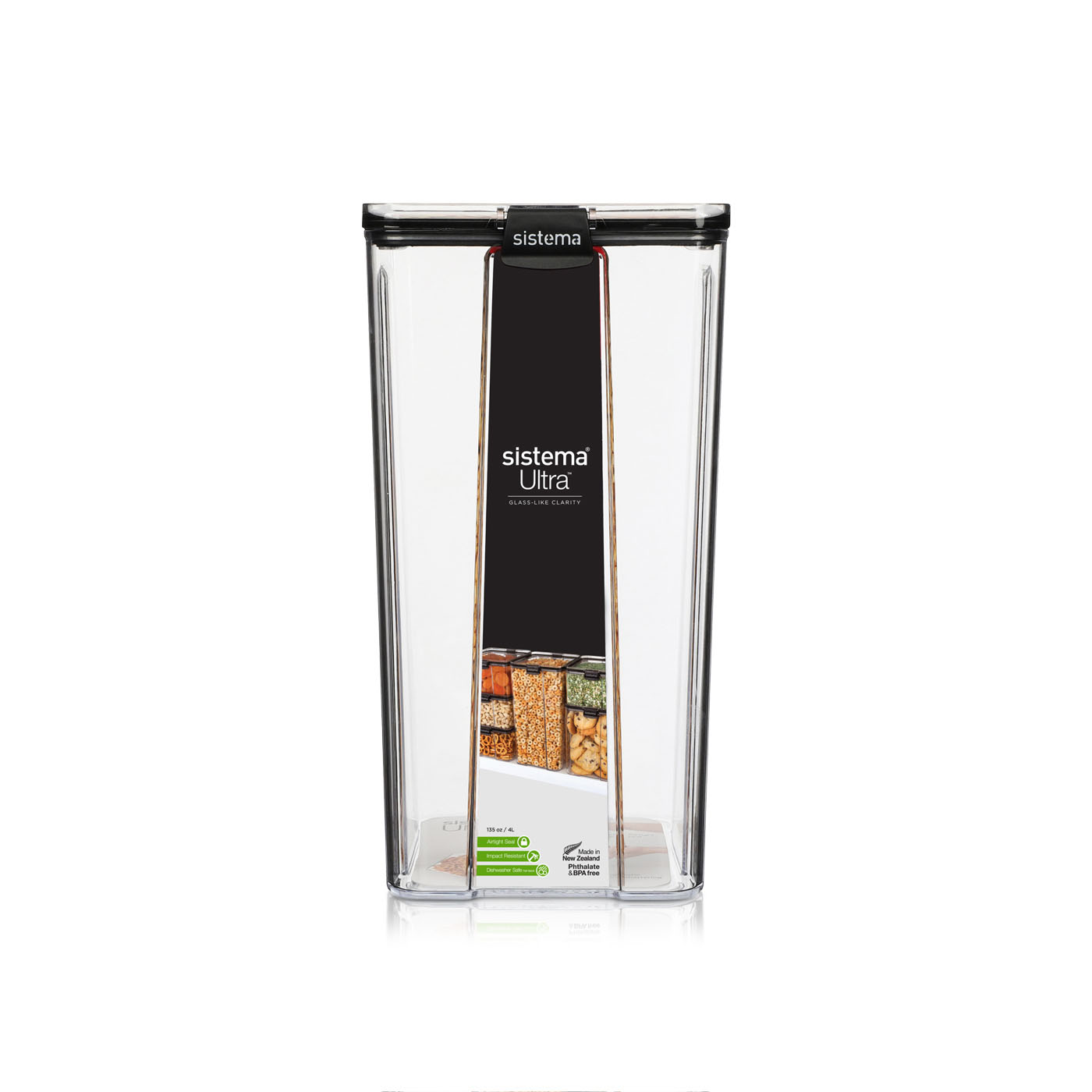 Sistema Tritan Ula Square Container 4 litre - Spinneys UAE