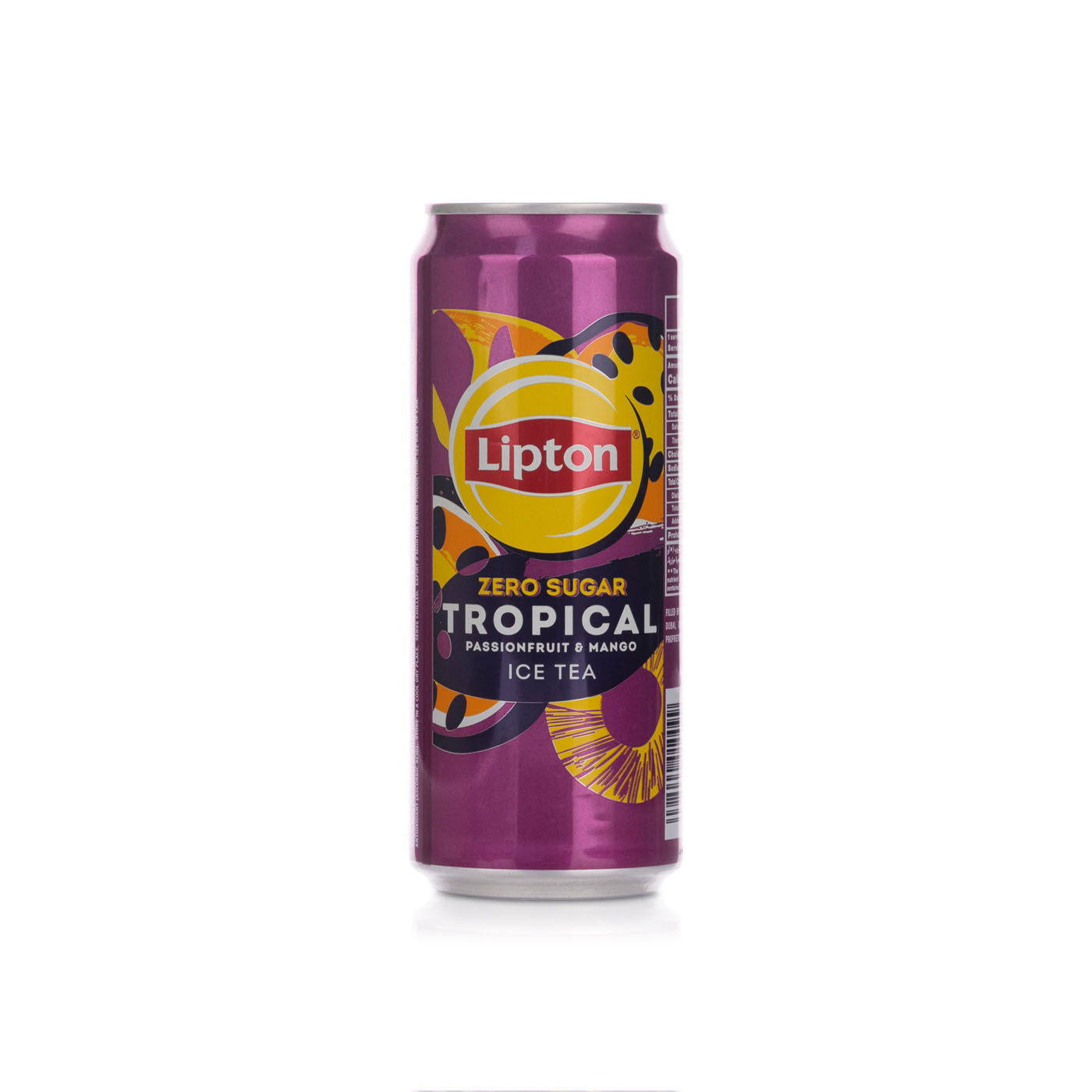Lipton Tropical Passionfruit and Mango Zero Sugar 320ml - Spinneys UAE