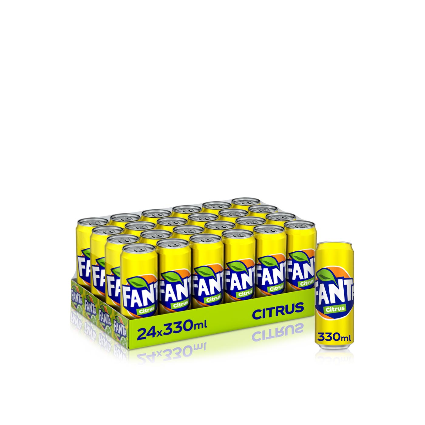 Fanta citrus cans 24 x 330ml - Spinneys UAE