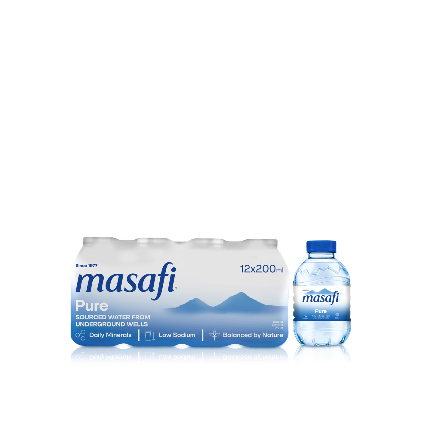 Masafi Mineral Water 200ml x 12 - Spinneys UAE