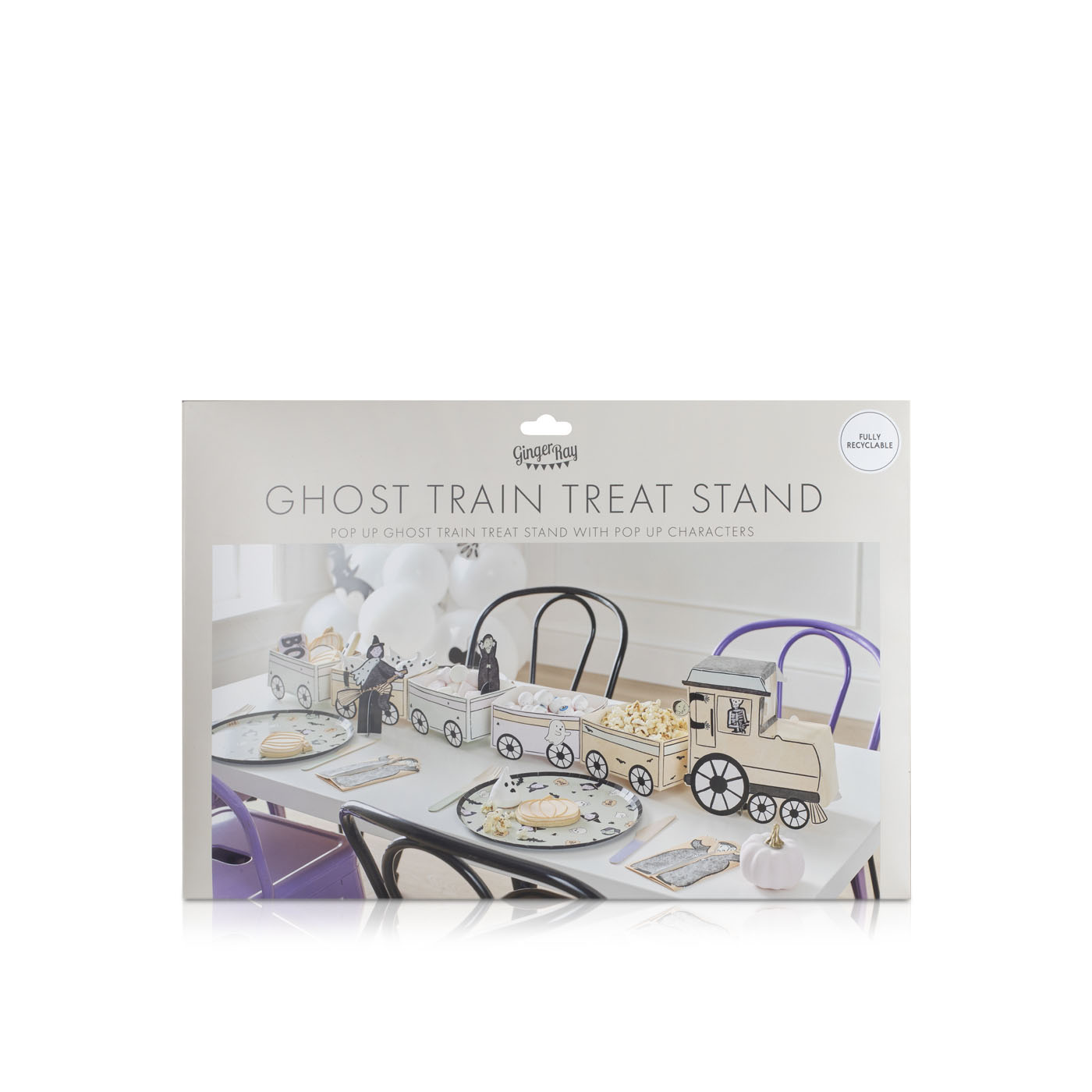 Ginger Ray ghost train treat stand - Spinneys UAE