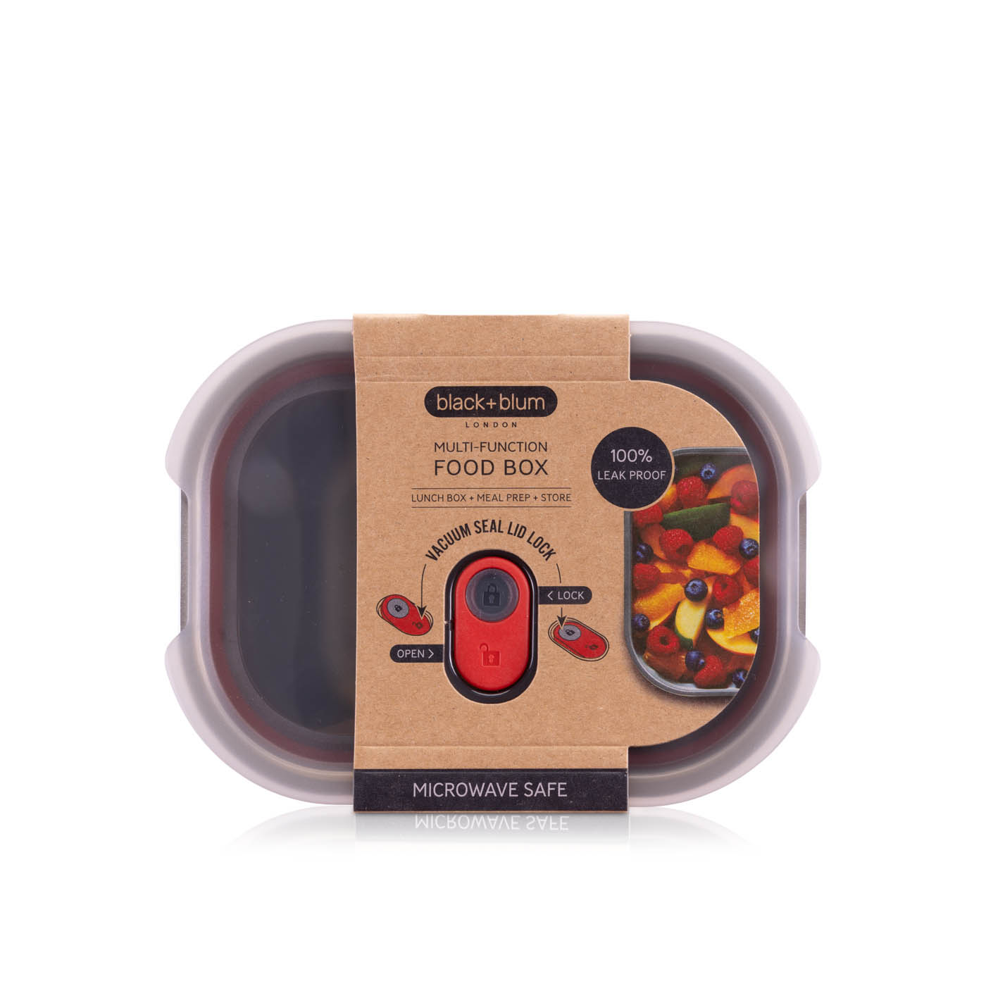 Black + Blum Rectangular Microwaveable Multifunction Food Box Stainless ...