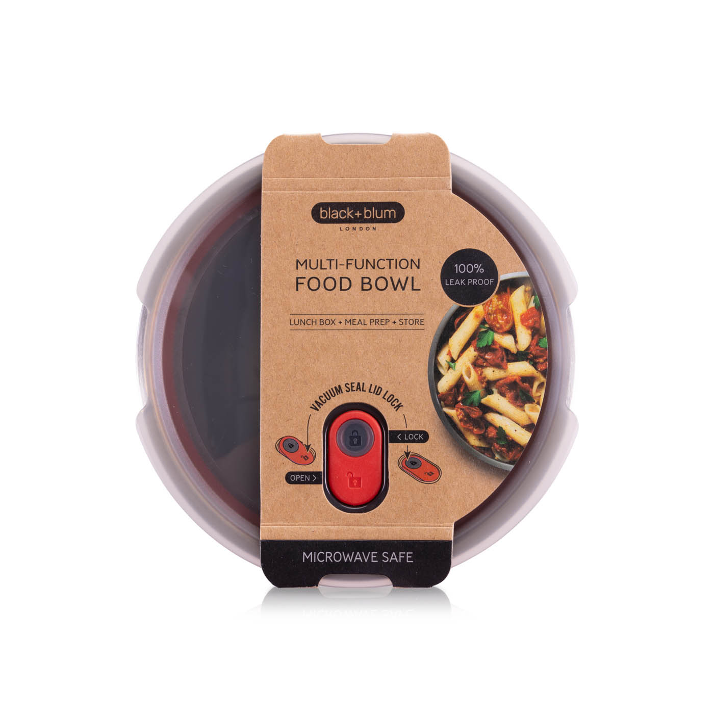 Black + Blum Round Microwaveable Multifunction Food Box Stainless Steel ...