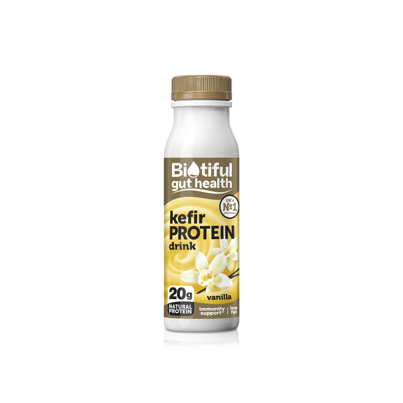Biotiful Gut Health Kefir Protein Drink Vanilla 330ml - Spinneys United ...