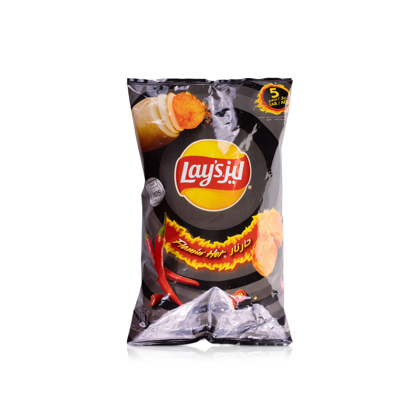 Lays Flamin' Hot Potato Chips 105g - Spinneys United Arab Emirates