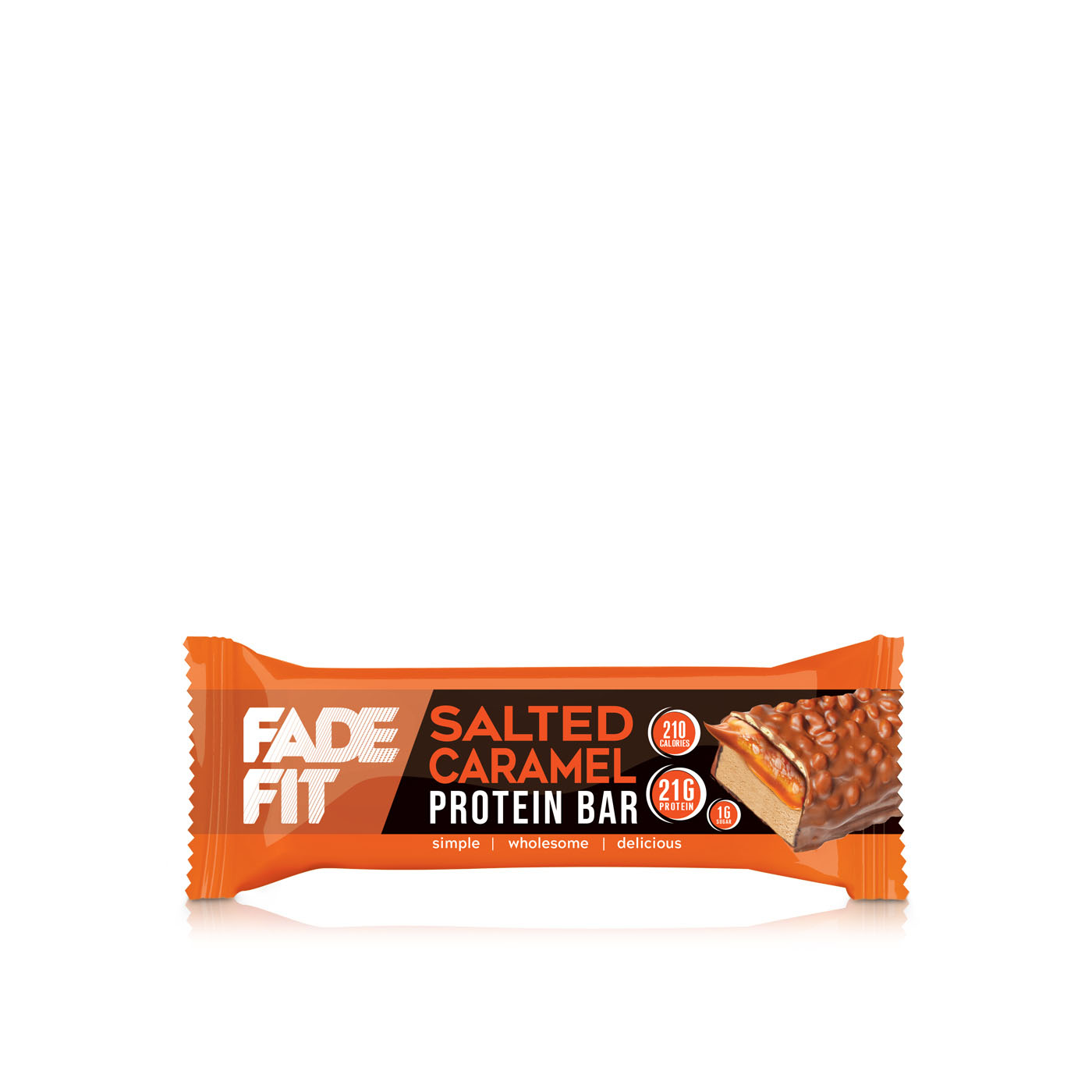 Fade Fit Salted Caramel Protein Bar 55g - Spinneys UAE