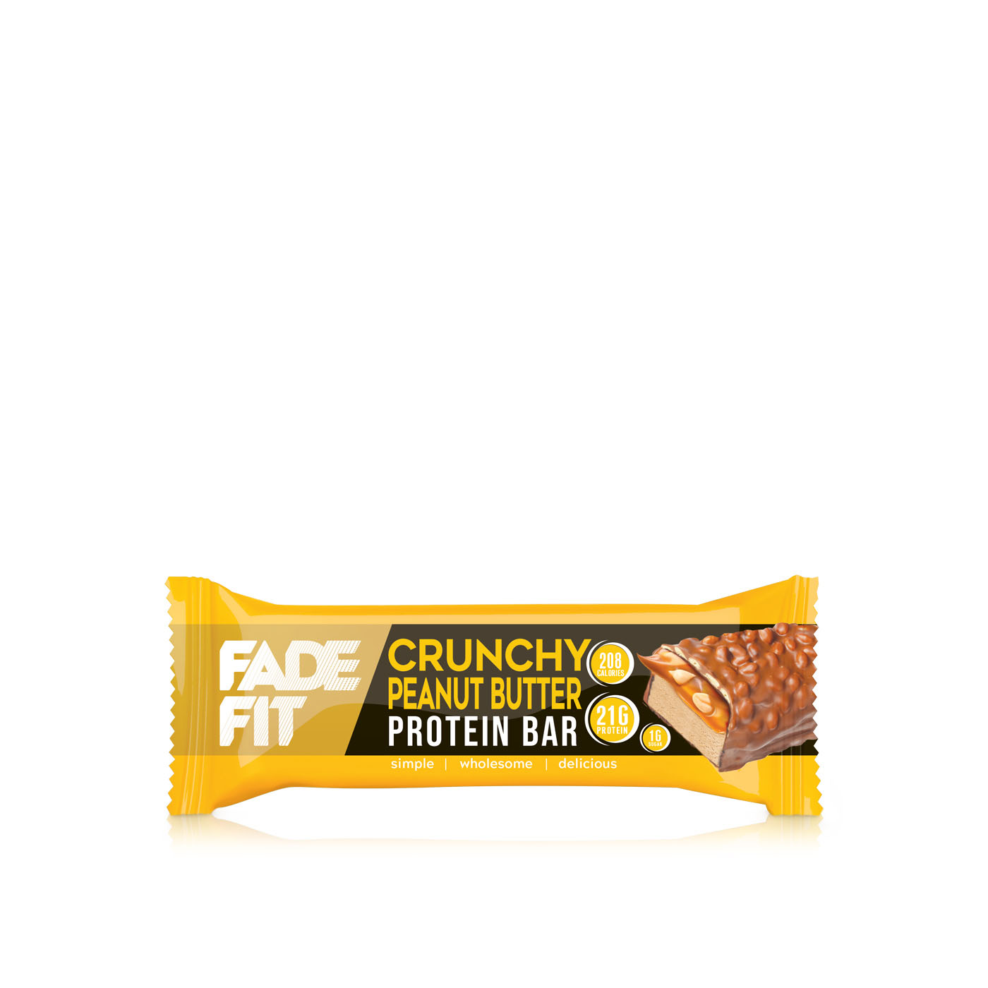 Fade Fit crunchy peanut butter protein bar 55g - Spinneys UAE