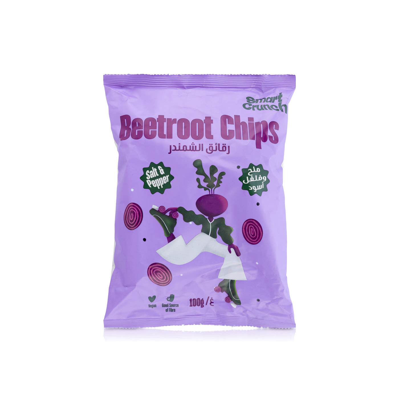 Smart Crunch Beetroot Chips Salt and Pepper 100g - Spinneys UAE