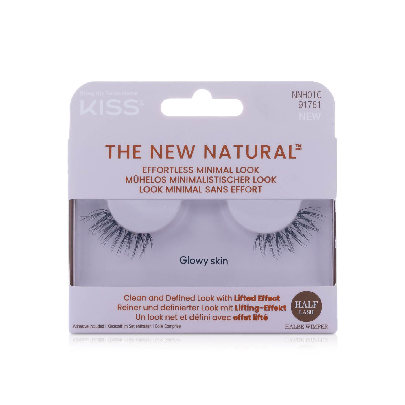 Kiss the new natural glowy skin false eyelashes - Spinneys UAE