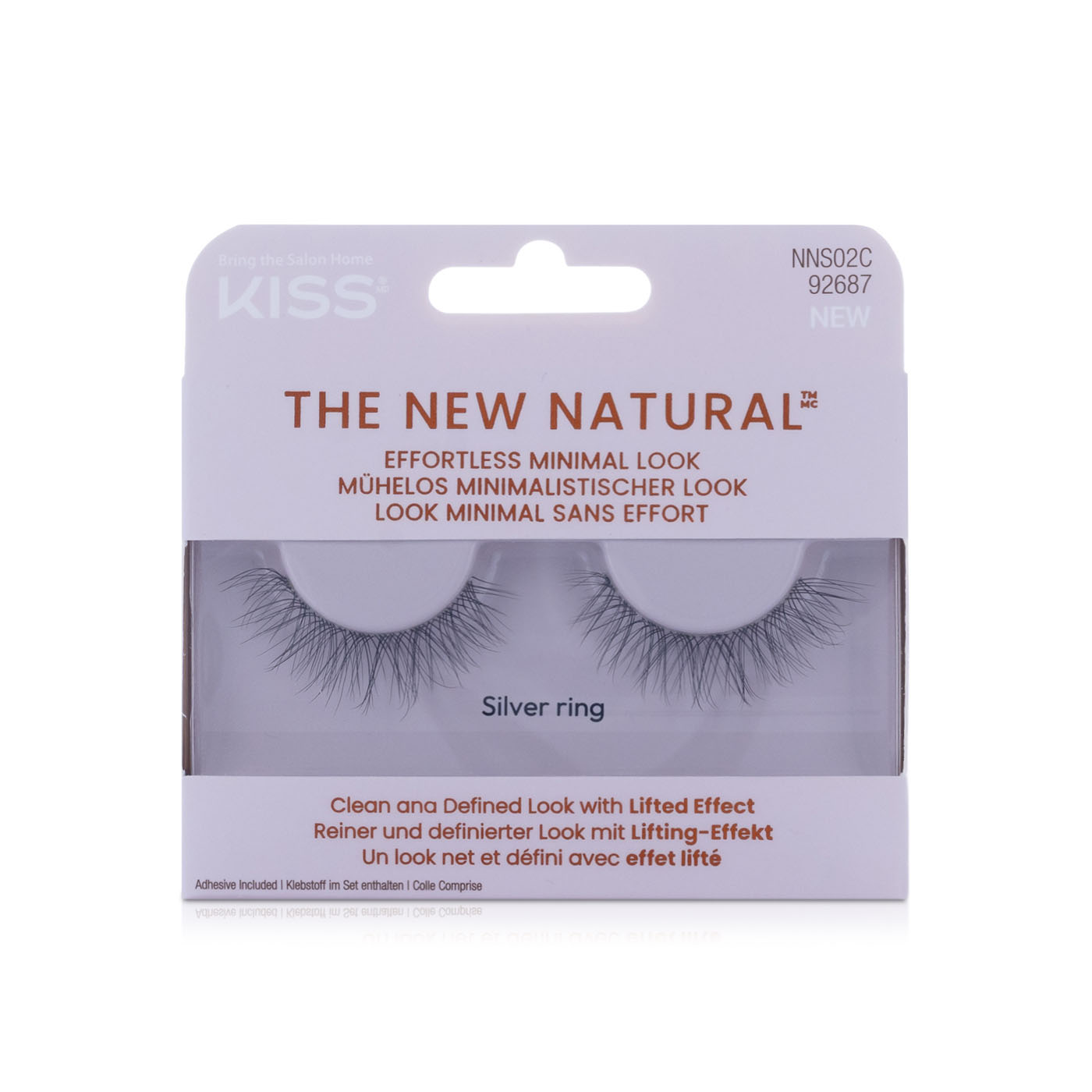 Kiss the new natural silver ring false eyelashes - Spinneys UAE