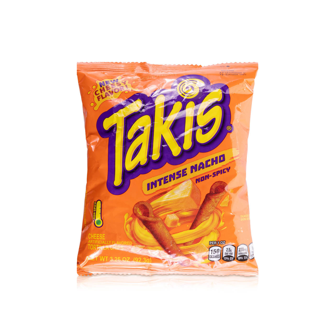 Takis Intense Nacho Cheesy Rolled Tortilla Chips 92g - Spinneys UAE