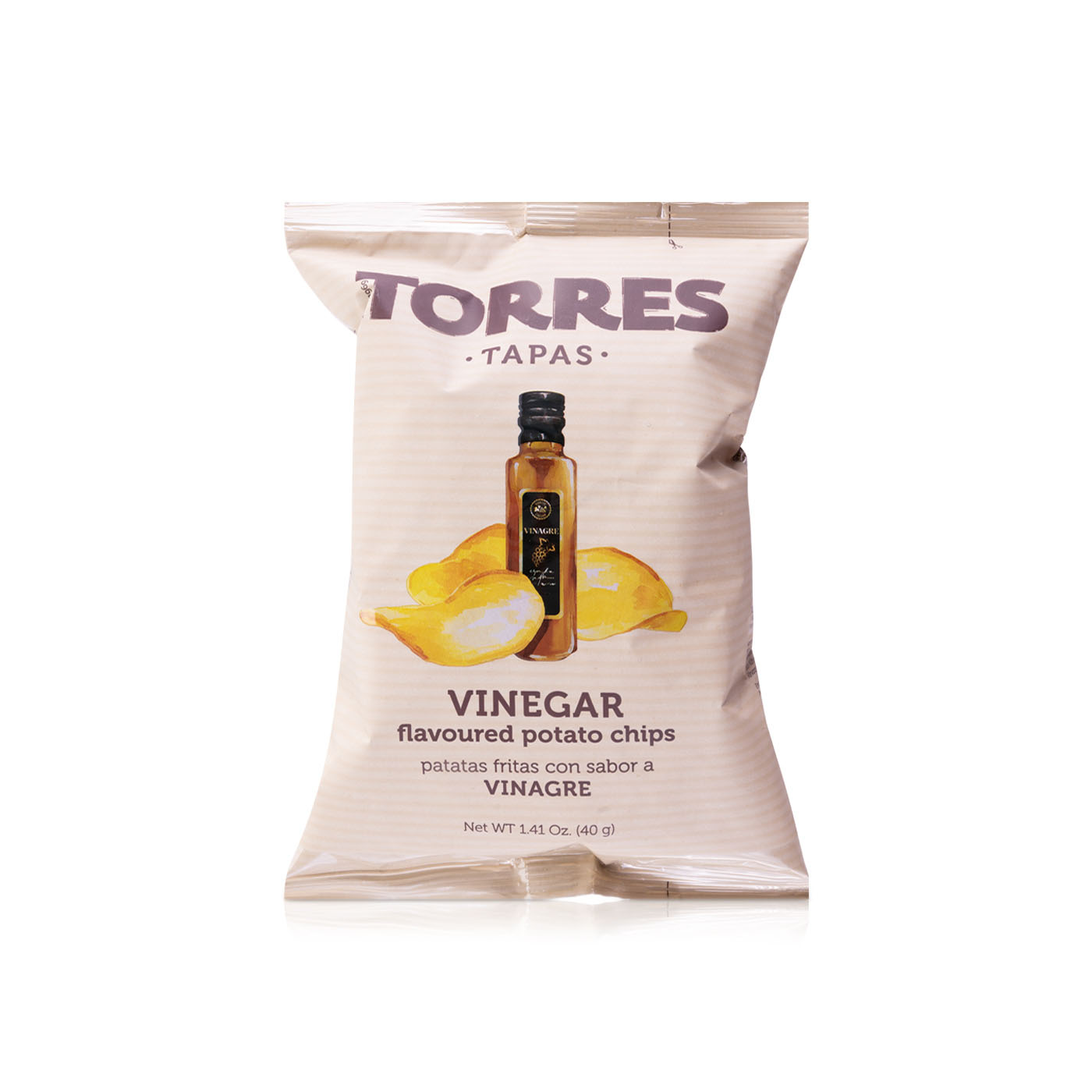 Torres Vinegar Flavoured Potato Chips 40g - Spinneys United Arab Emirates