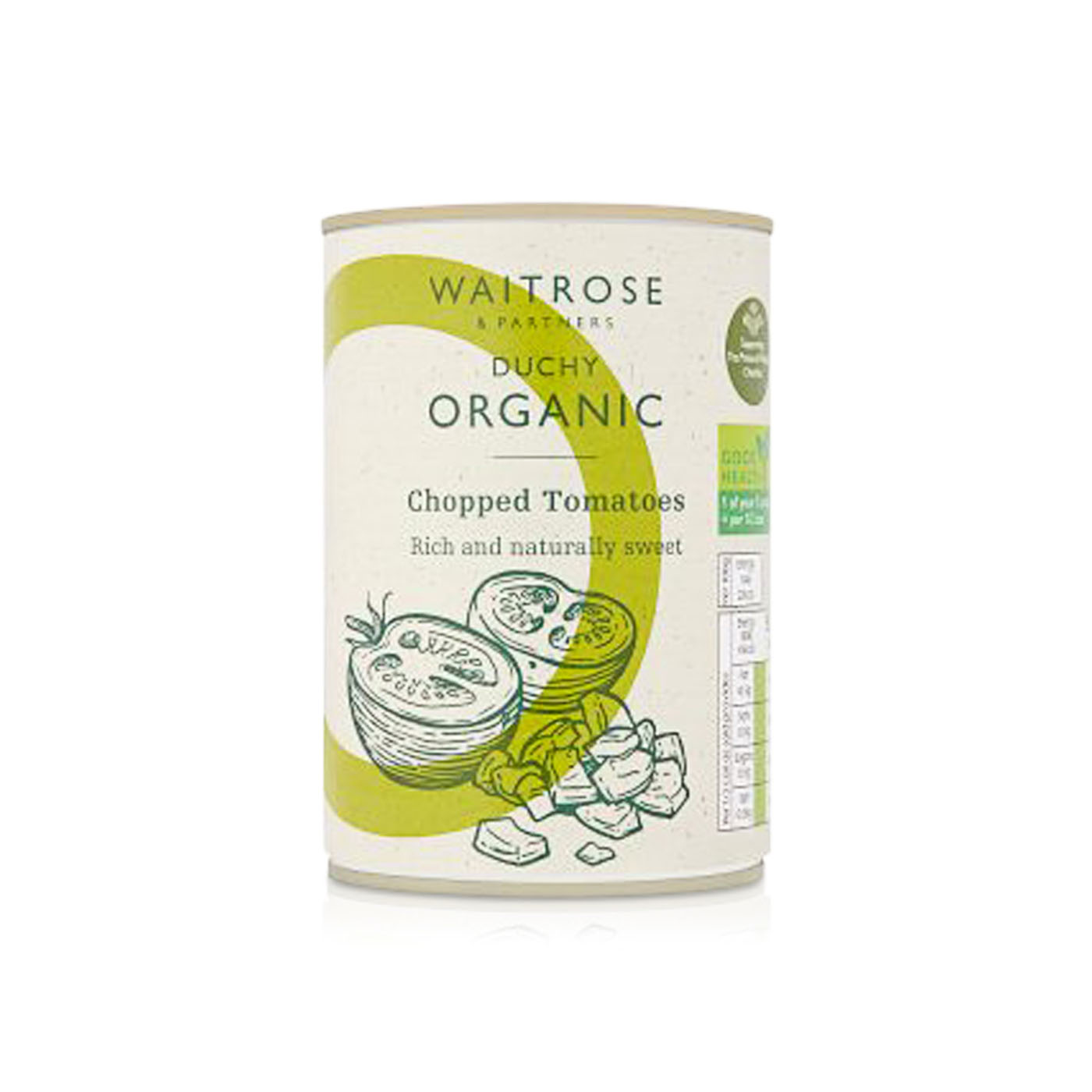 Waitrose Duchy Organic Chopped Tomatoes 400g - Spinneys UAE