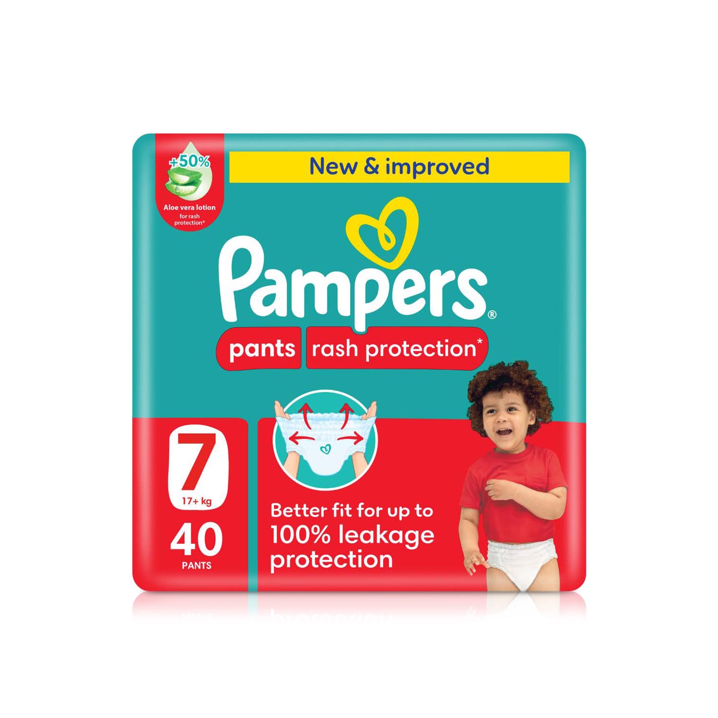 Pampers Rash Protection Pants Size 7 x 40 - Spinneys UAE