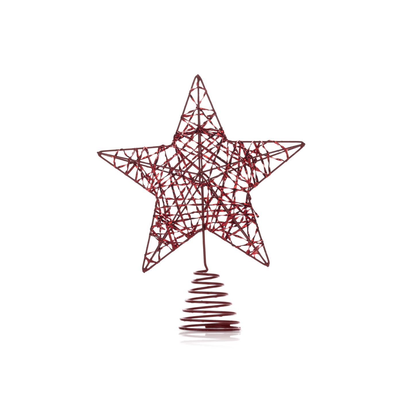 Kaemingk Red Star Tree Topper 23cm - Spinneys UAE