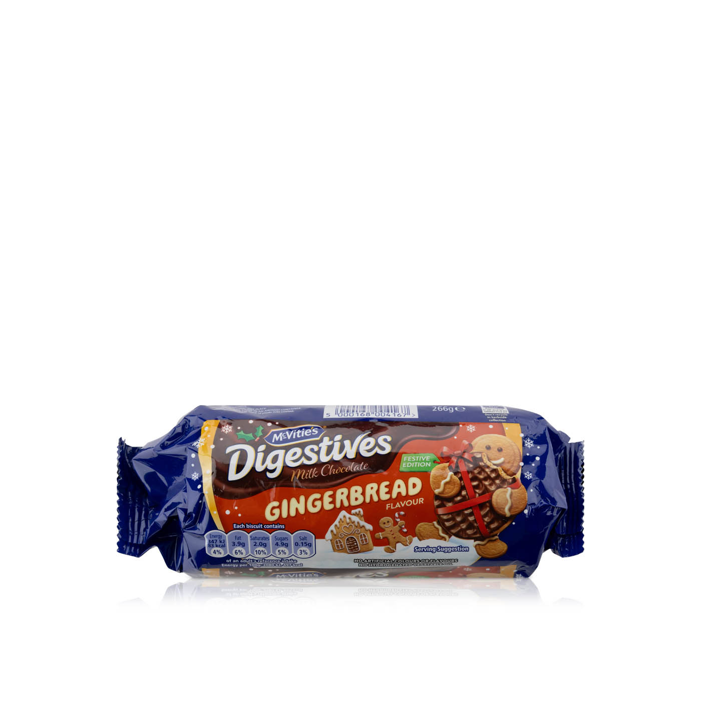 Mcvitie's Gingerbread Flavour Milk Chocolate Digestives 266g - Spinneys UAE