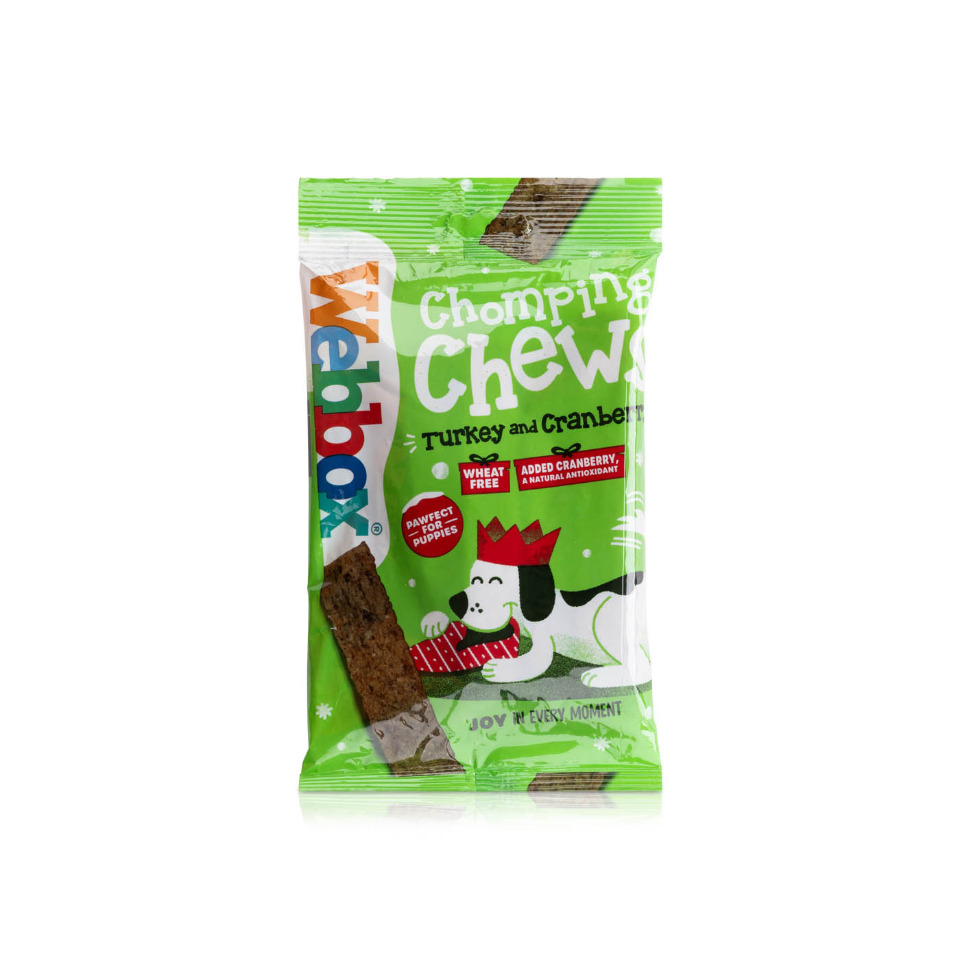 Webbox Chomping Chews for Dogs Turkey and Cranberry 15 Pack 150g ...