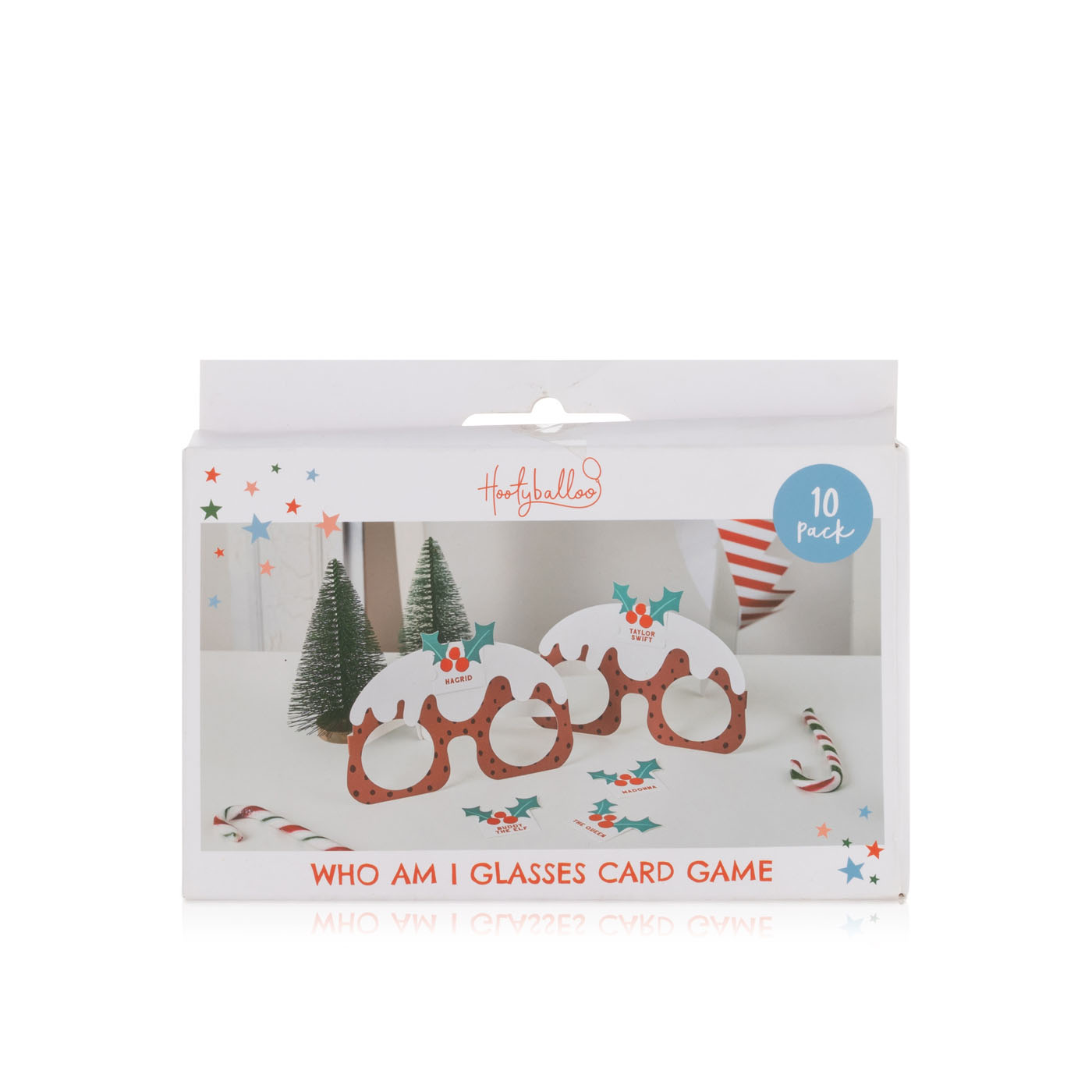 Hootyballoo Who Am I Glasses Christmas Card Game - Spinneys UAE