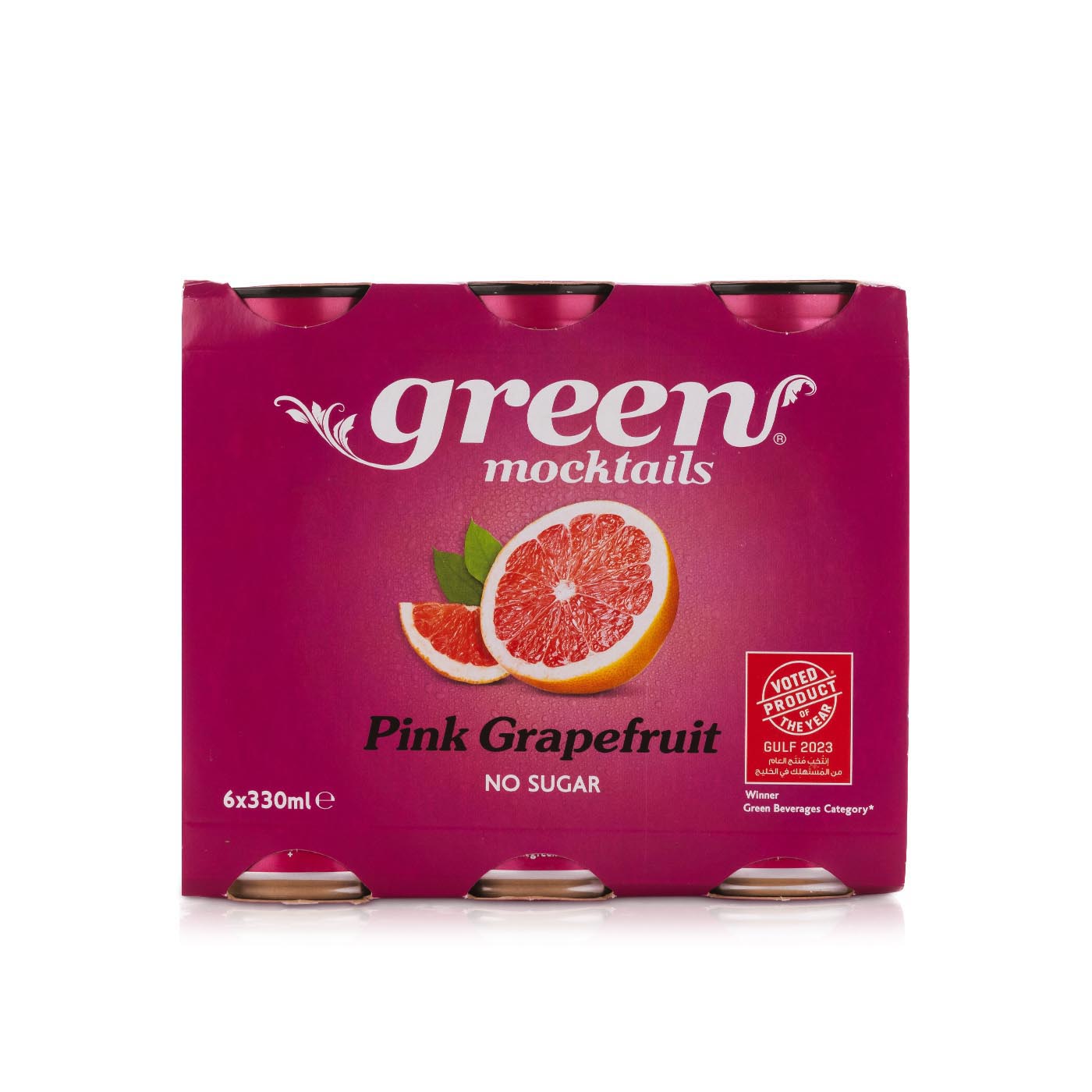 Green Cola Pink Grapefruit Mocktail 330ml 6 Pack - Spinneys UAE