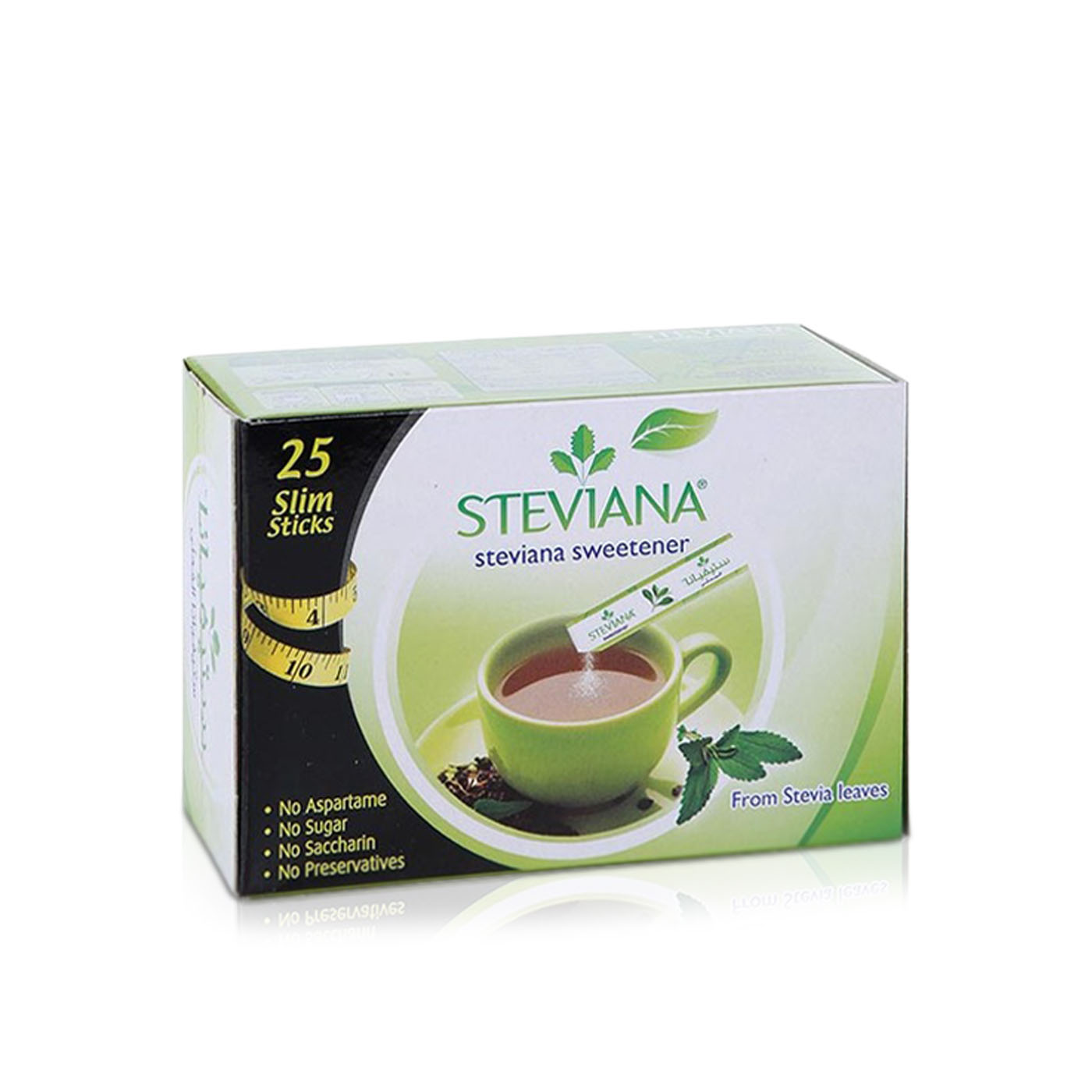 Steviana Sweetener 25 Slim Sticks 37.5g - Spinneys UAE